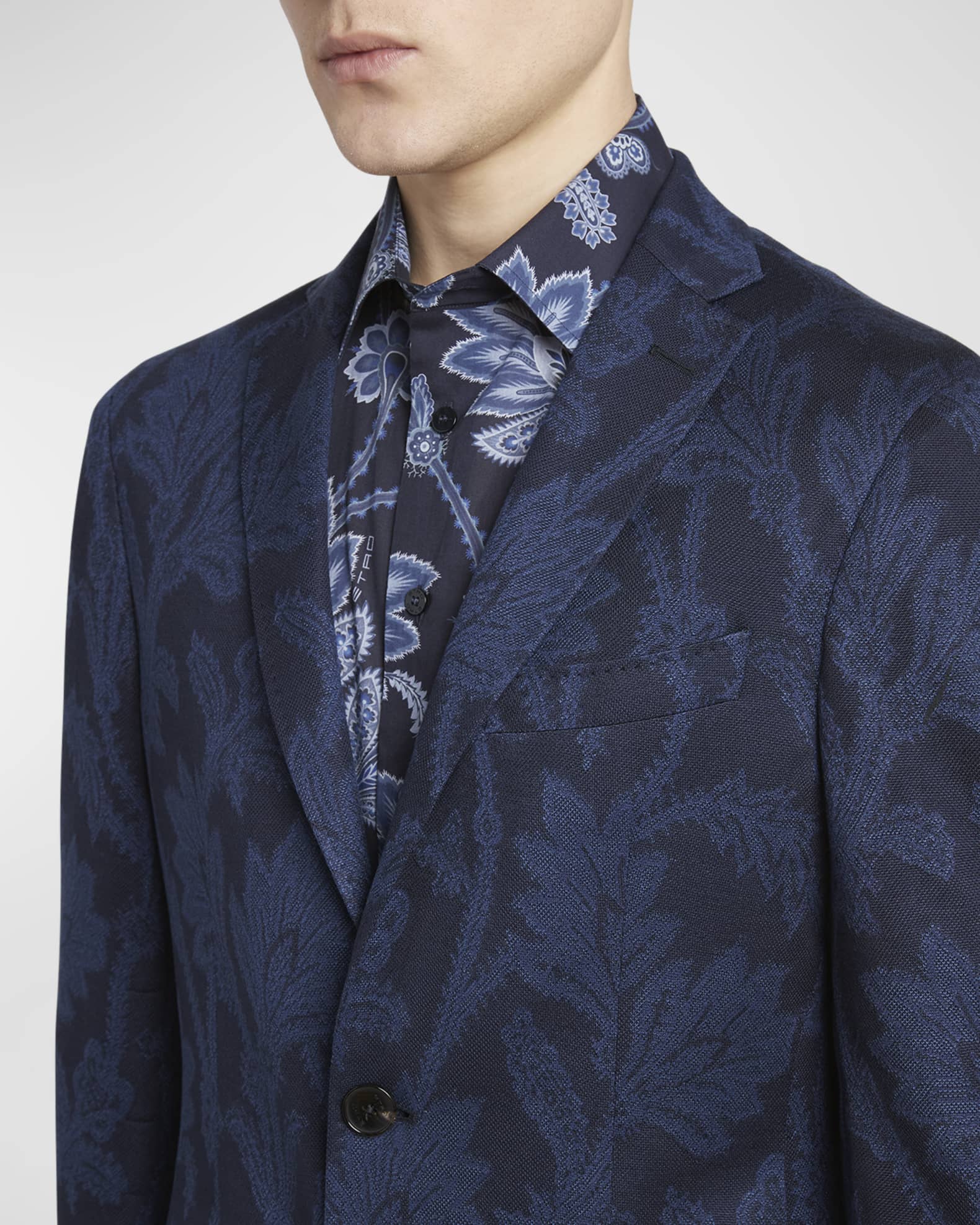 Etro Men's Paisley Evening Jacket | Neiman Marcus