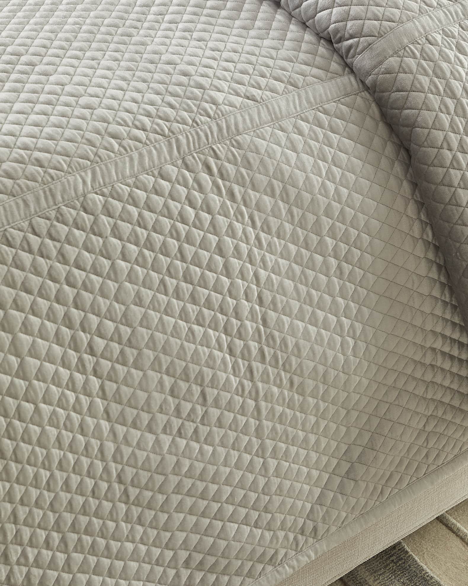 Lili Alessandra Valentina Crystal Coverlet, Queen | Neiman Marcus