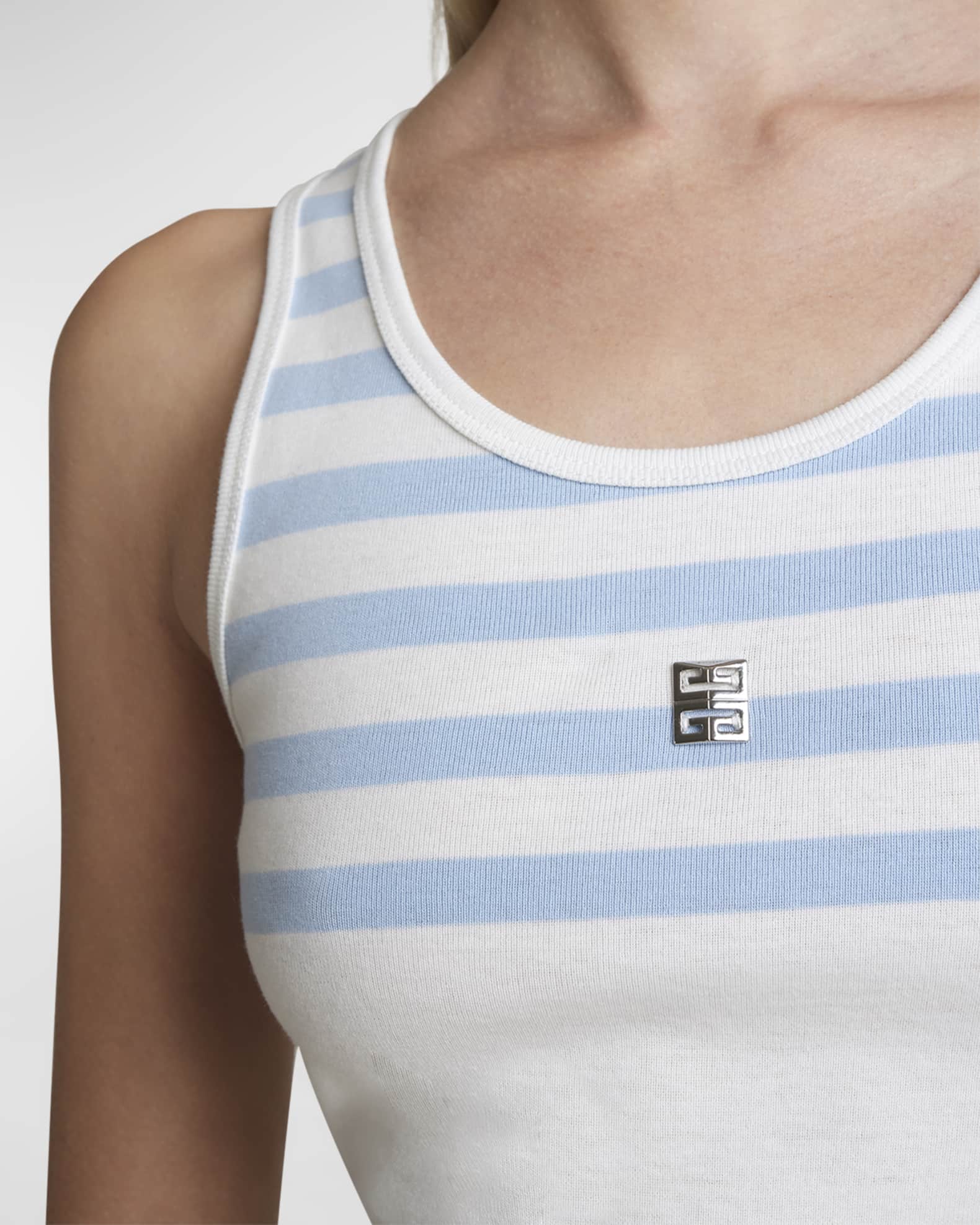 Givenchy Striped Rib Tank Top | Neiman Marcus