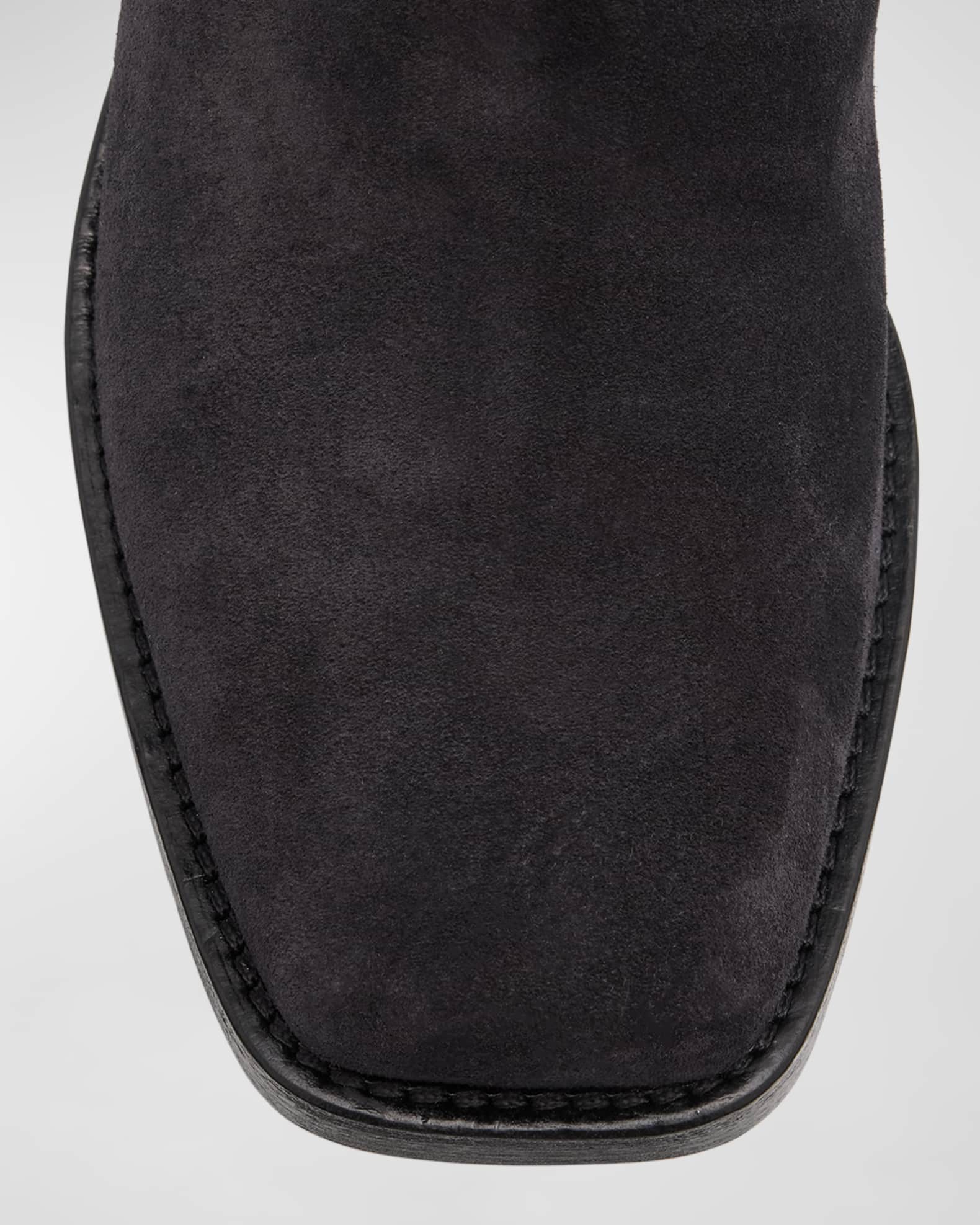 Isabel Marant Antya Suede Harness Moto Boots | Neiman Marcus