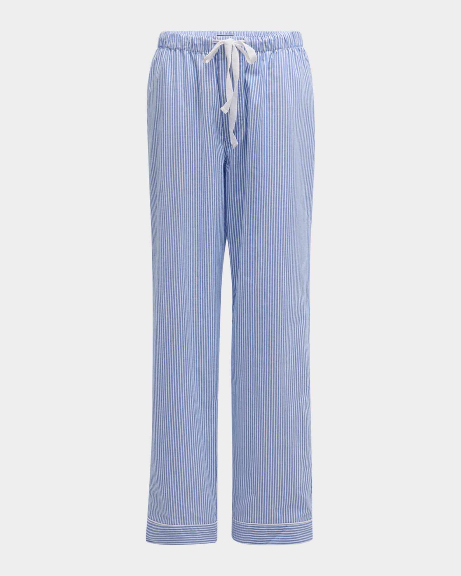 Petite Plume Men's Cotton Stripe Pajama Pants | Neiman Marcus