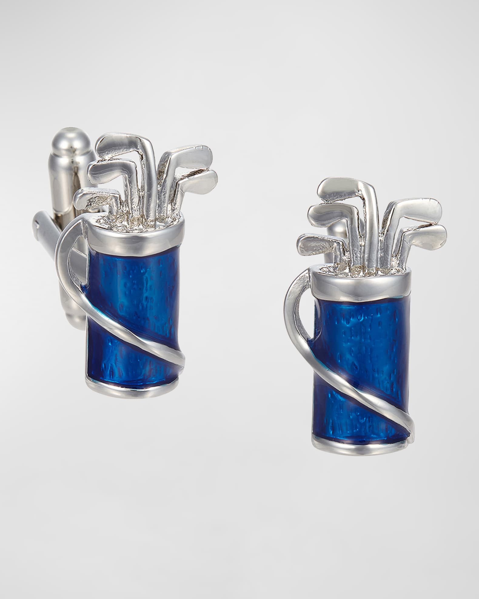 Link Up Men's Enamel Golf Bag Cufflinks | Neiman Marcus