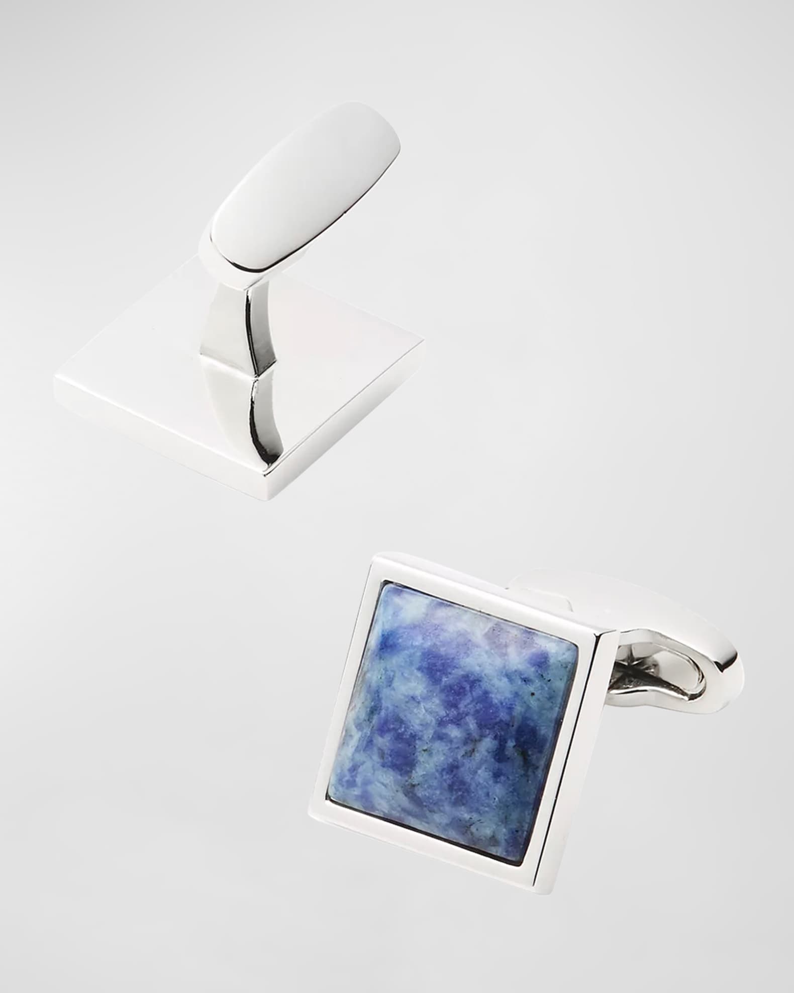 Link Up Men's Square Blue Stone Cufflinks | Neiman Marcus