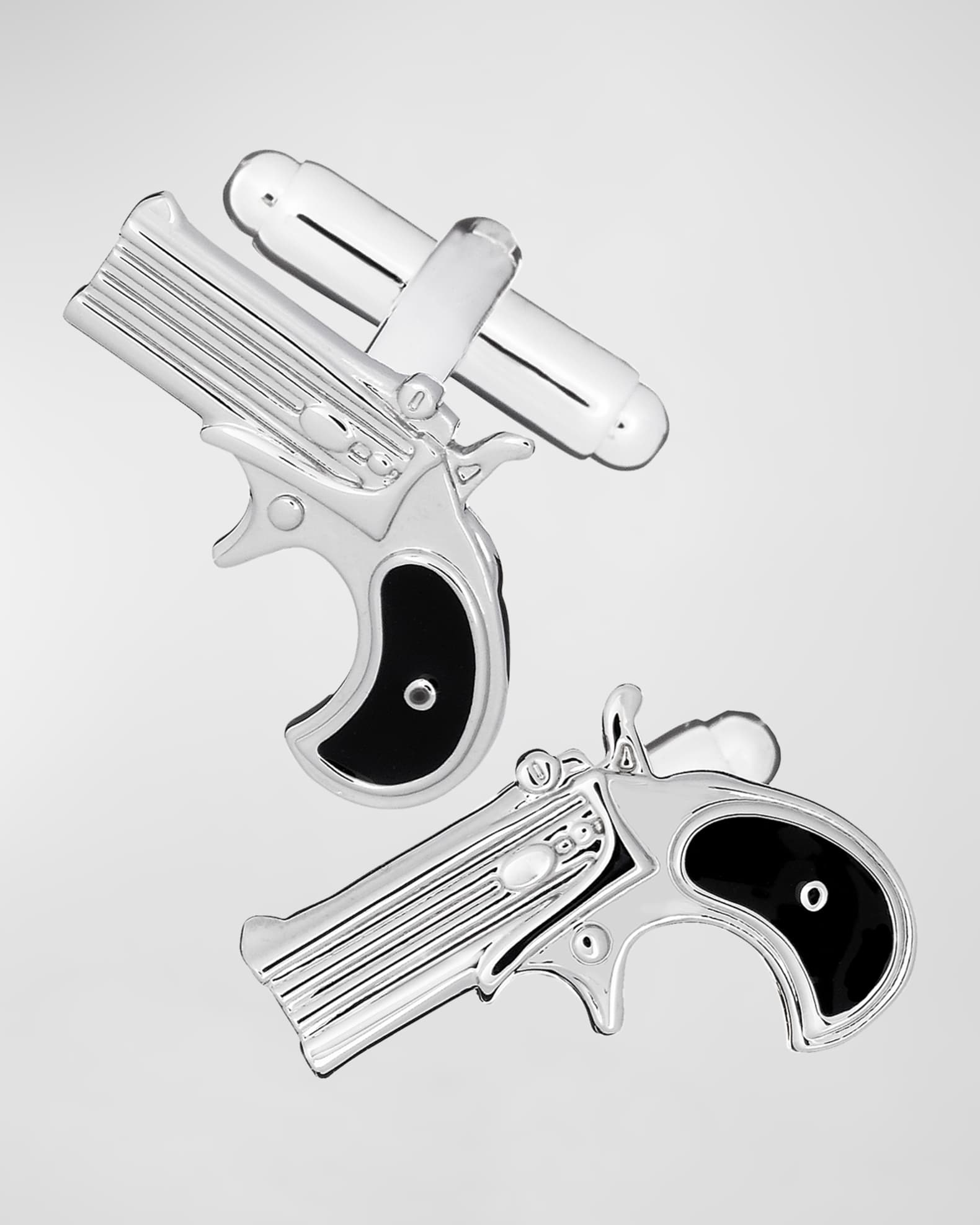 Link Up Men's Revolver Pistol Cufflinks | Neiman Marcus