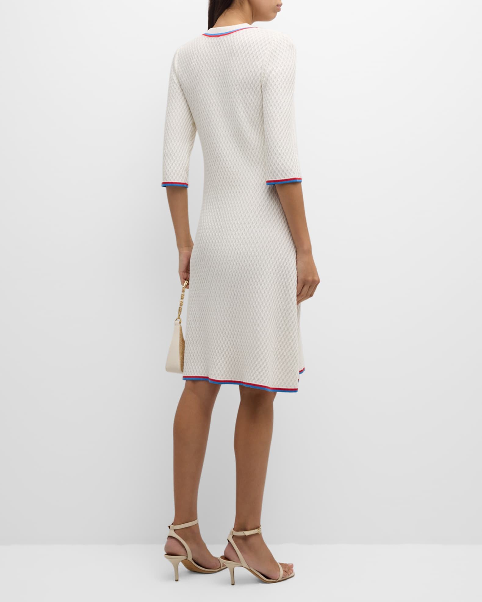 Misook Intarsia Ribbed Soft Knit Sheath Dress | Neiman Marcus