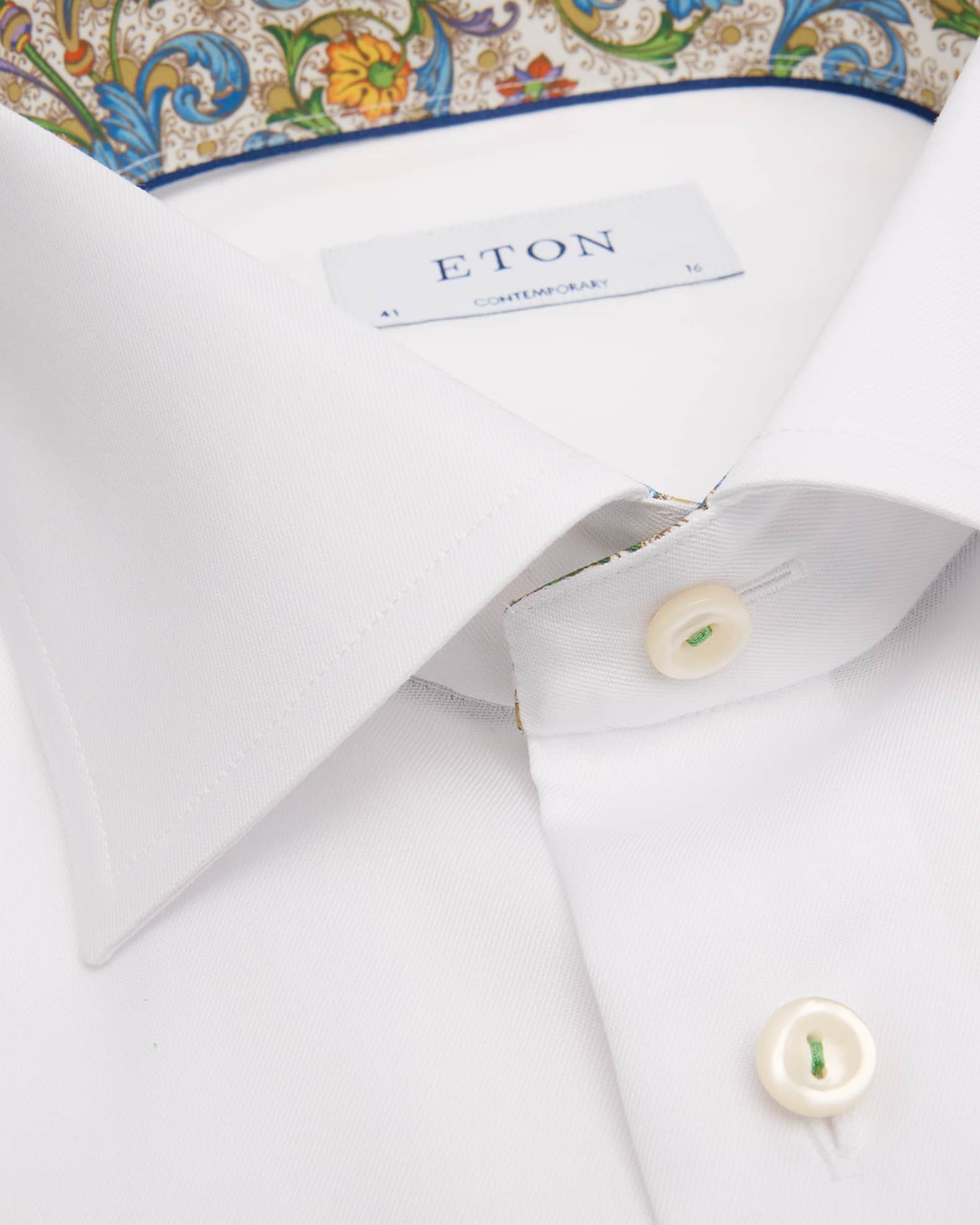 Eton Men's Signature Twill Contemporary-Fit Dress Shirt | Neiman Marcus