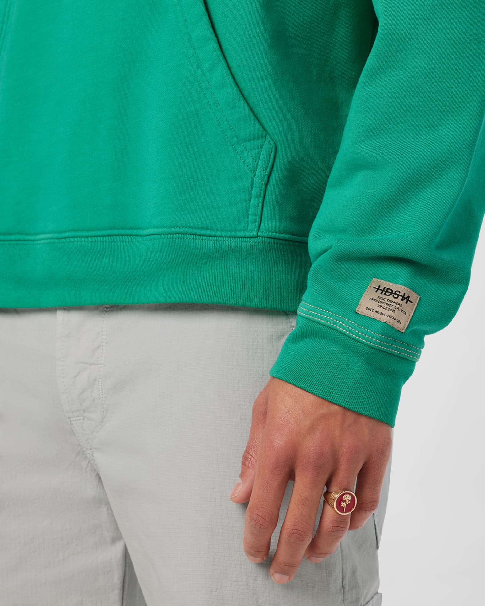 Hudson Men's Logo-Print Classic Hoodie | Neiman Marcus