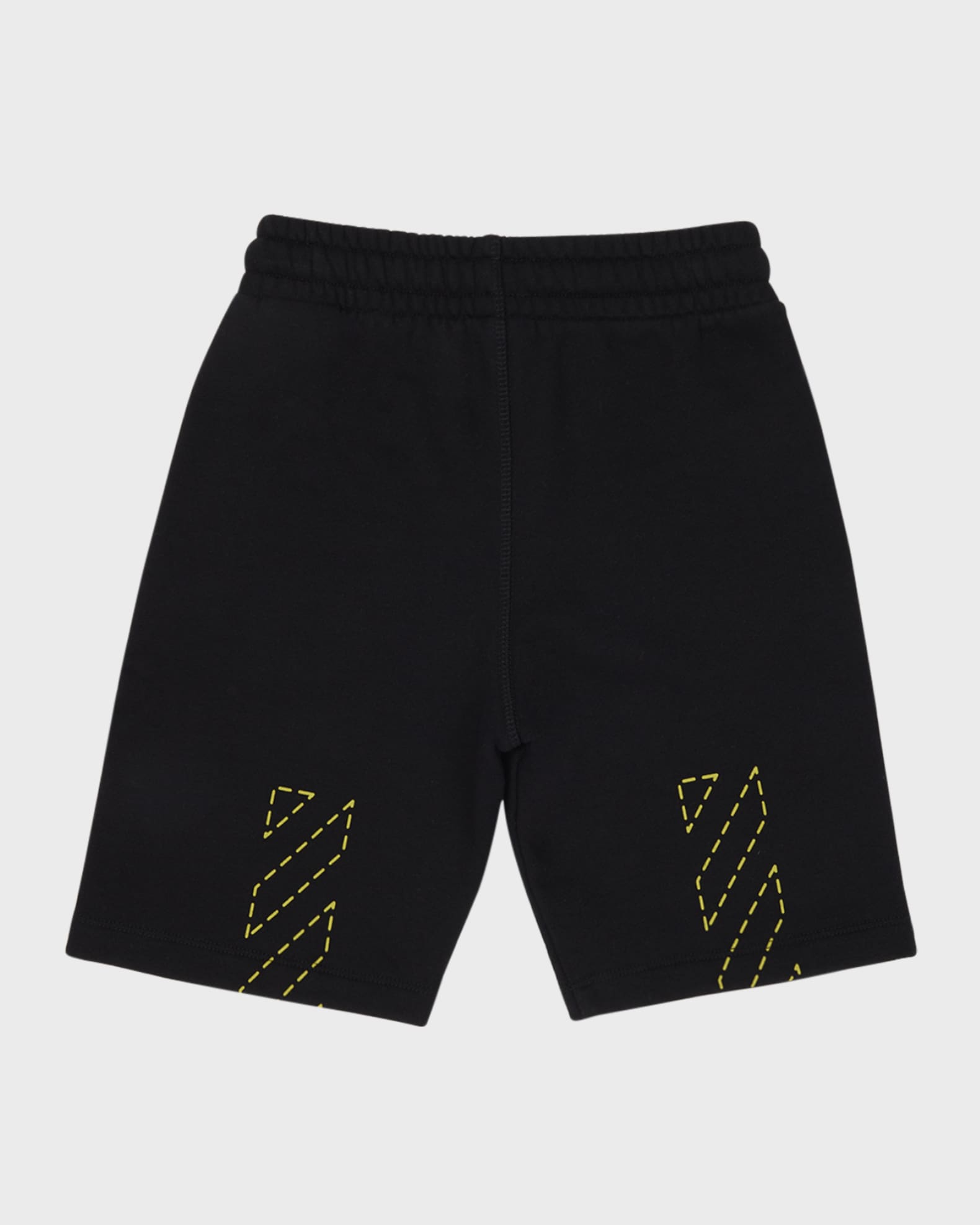 Boy's Bookish Logo-Print Diagonal Graphic Sweat Shorts | Neiman Marcus