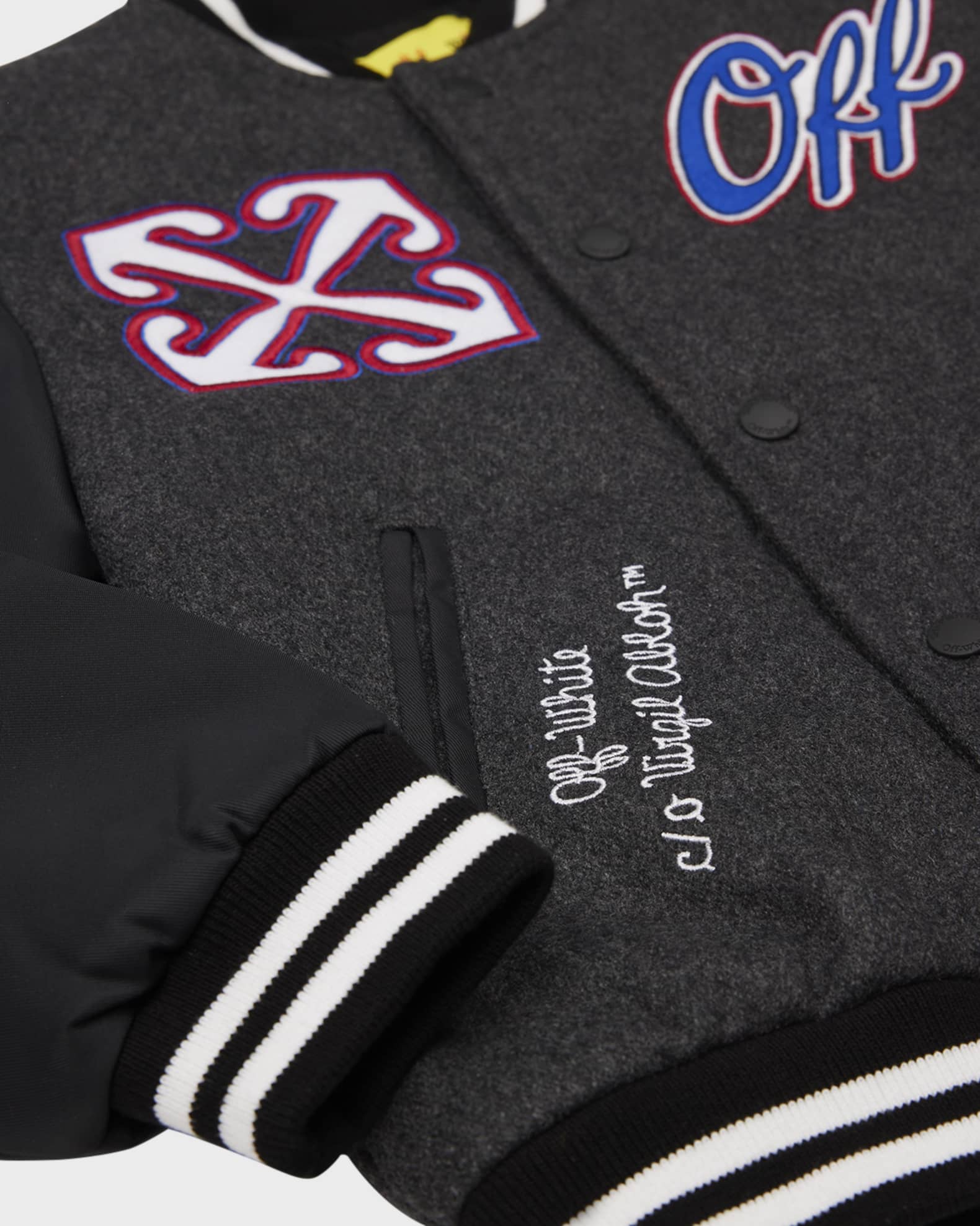 Boy's Logo Patch Varsity Jacket | Neiman Marcus