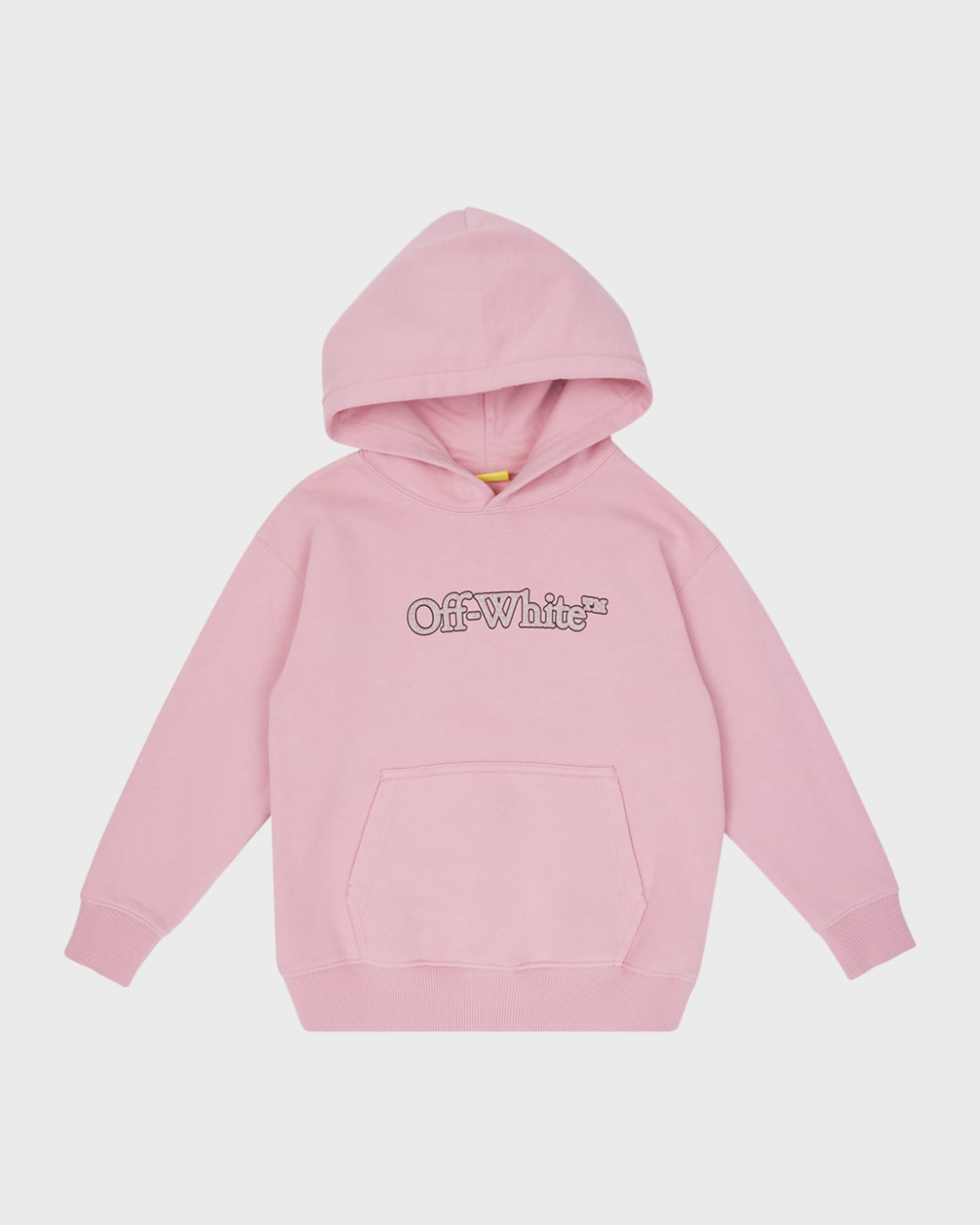 Girl's Bookish Glitter Logo-Print Hoodie | Neiman Marcus