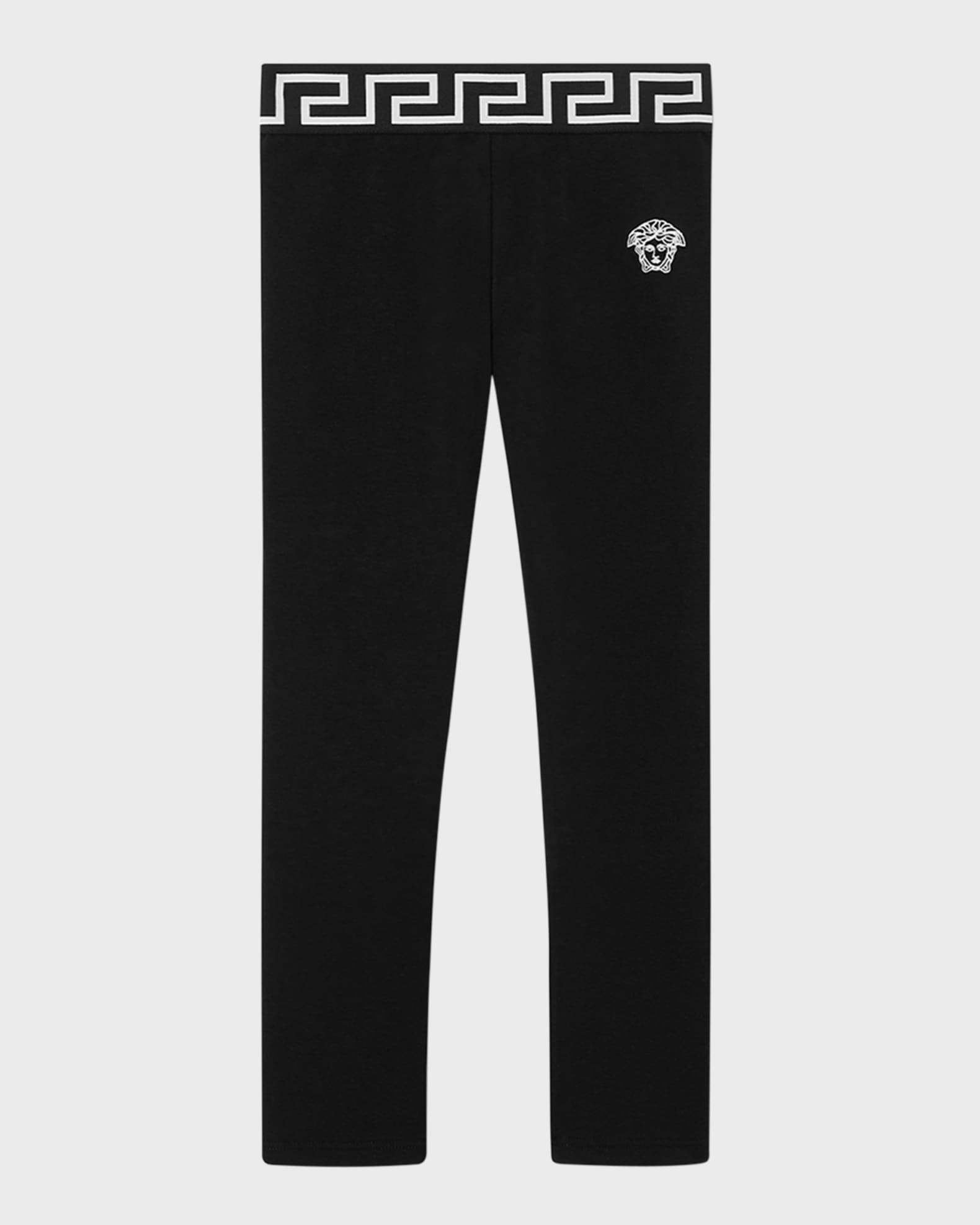 Girl's Greca Waistband Leggings | Neiman Marcus