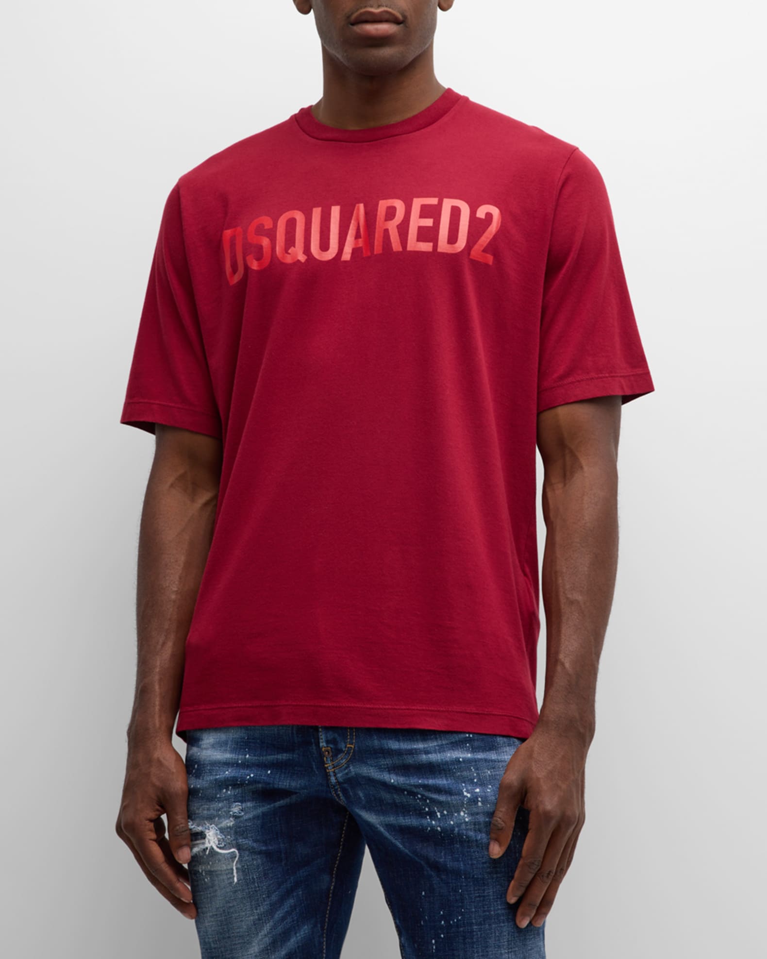 Dsquared2 Men's Loose-Fit Logo T-Shirt | Neiman Marcus