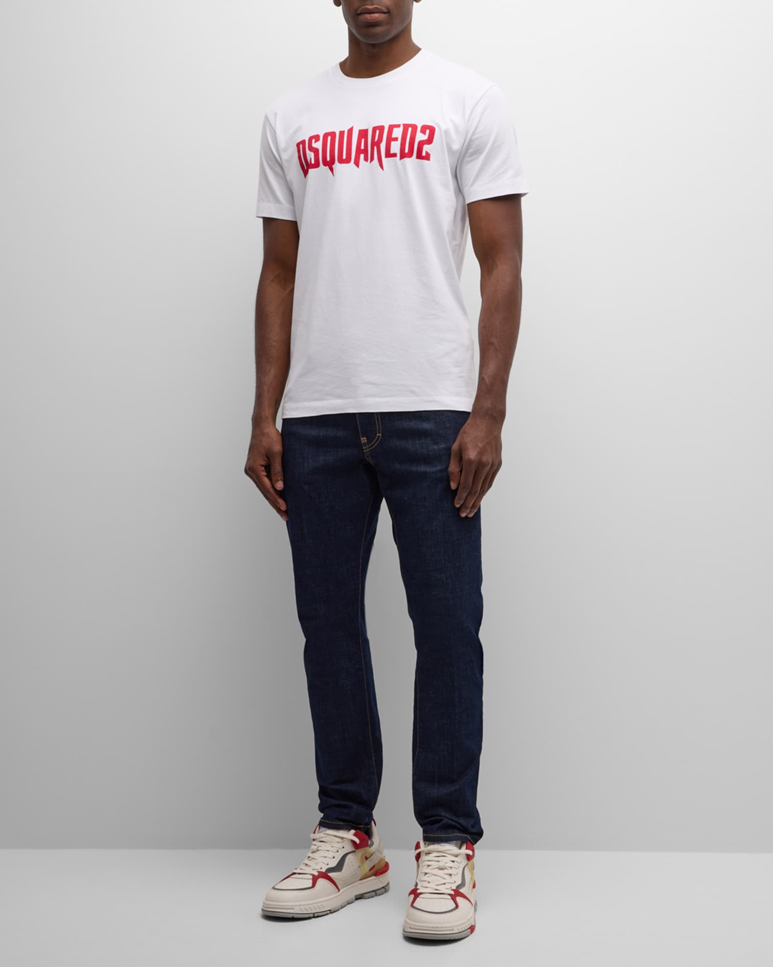 Dsquared2 Men's Skater Dark-Wash Jeans | Neiman Marcus