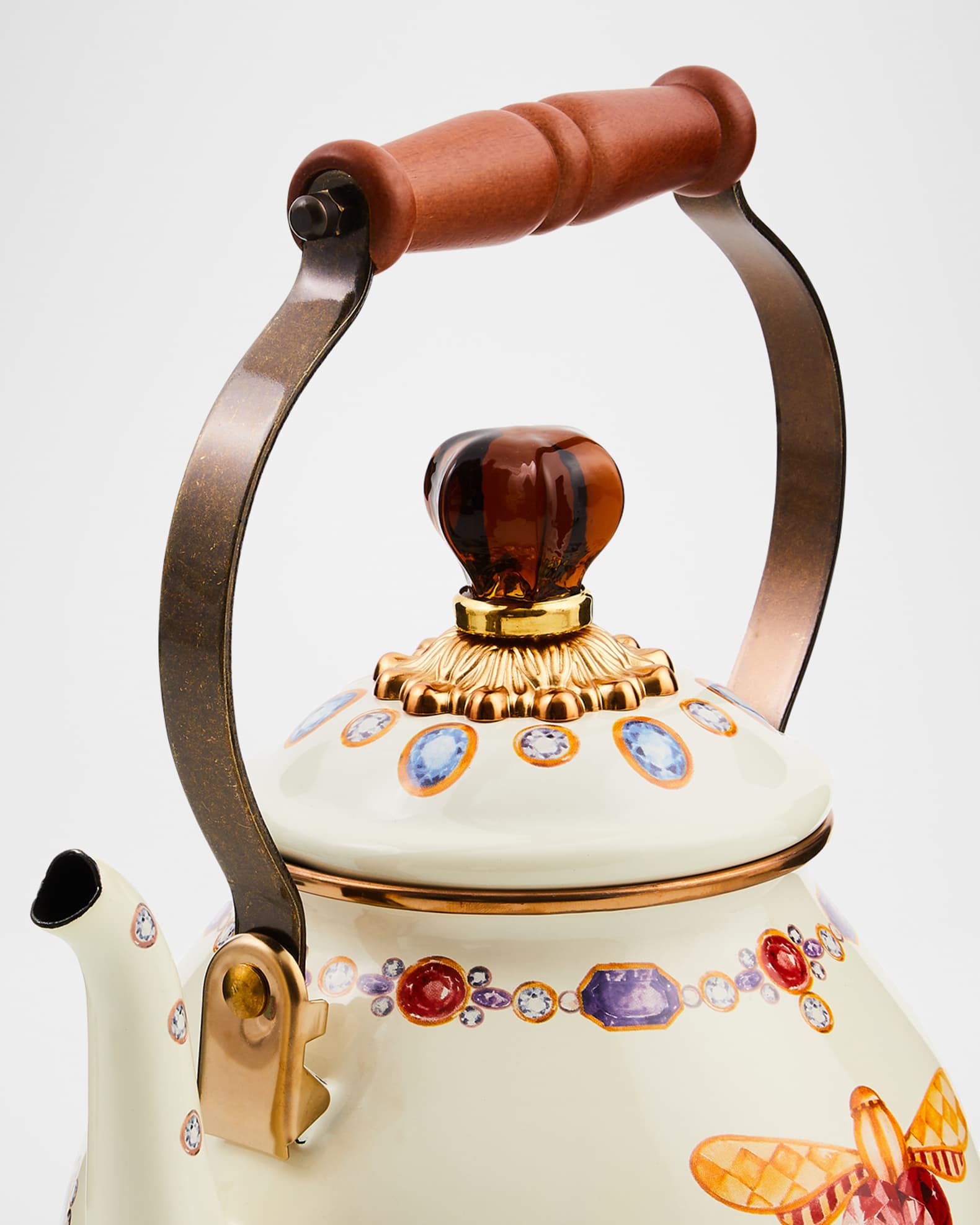 MacKenzie-Childs Queen Bee 2-Quart Tea Kettle | Neiman Marcus