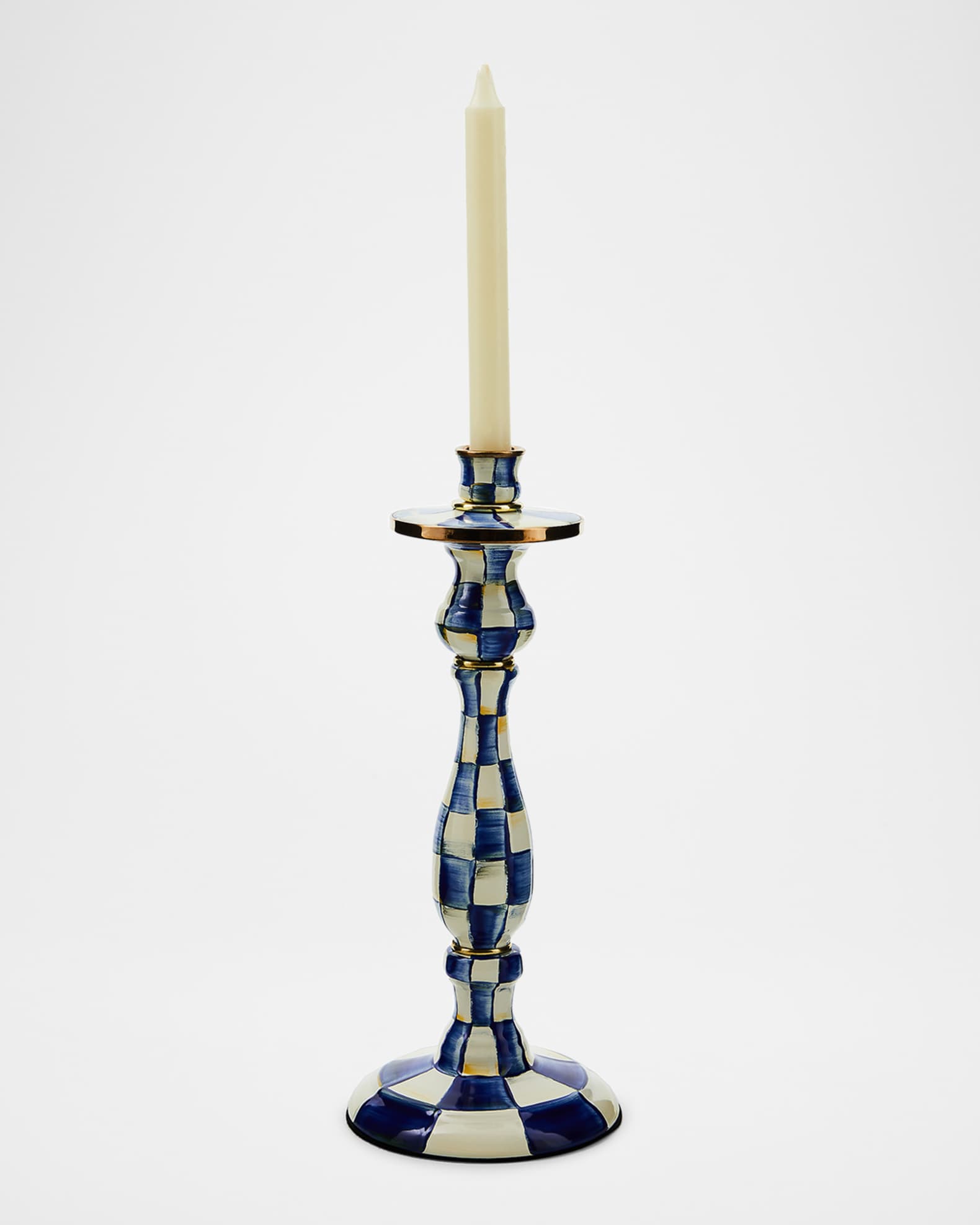 Royal Check Candlestick Collection | Neiman Marcus