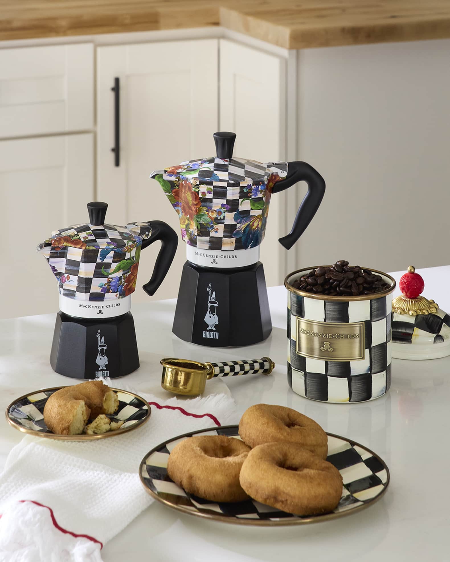 MacKenzie-Childs x Bialetti Moka Express Courtly Flower Market Stovetop ...