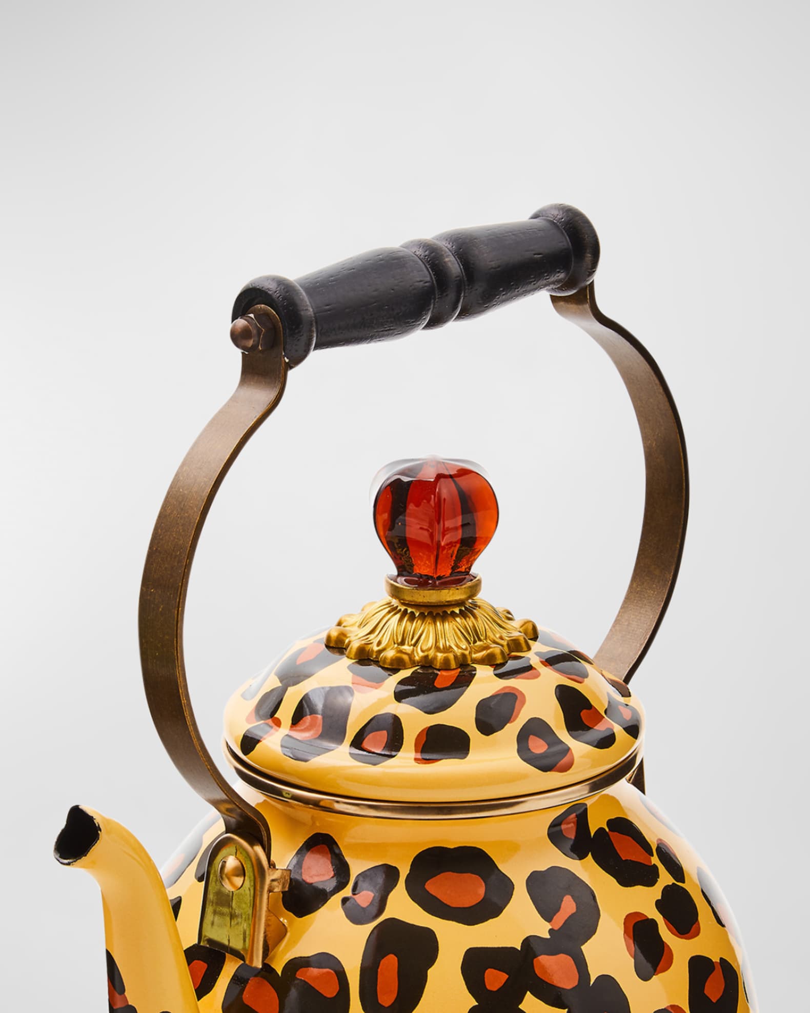 MacKenzie-Childs Spot On 2-Quart Tea Kettle | Neiman Marcus