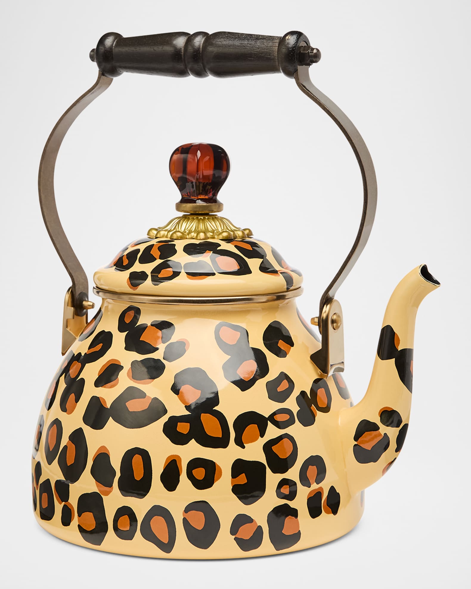 MacKenzie-Childs Spot On 2-Quart Tea Kettle | Neiman Marcus