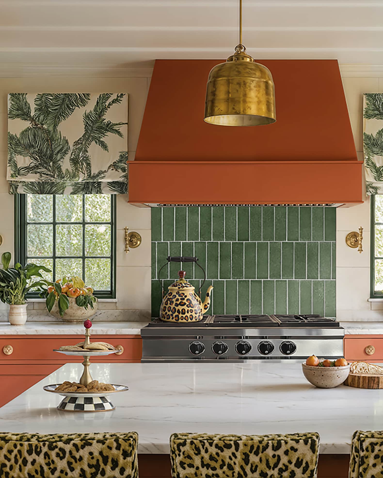 MacKenzie-Childs Spot On 2-Quart Tea Kettle | Neiman Marcus