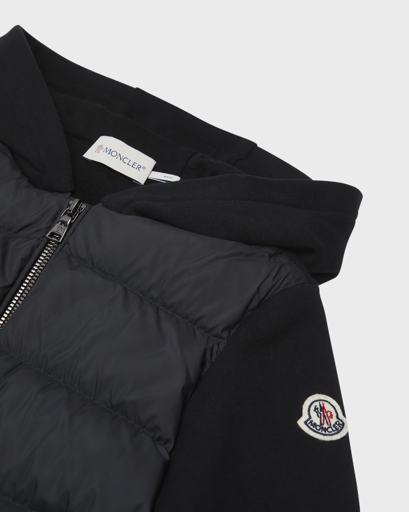 Moncler Boy's Combo Puffer Jacket, Size 8-14 | Neiman Marcus