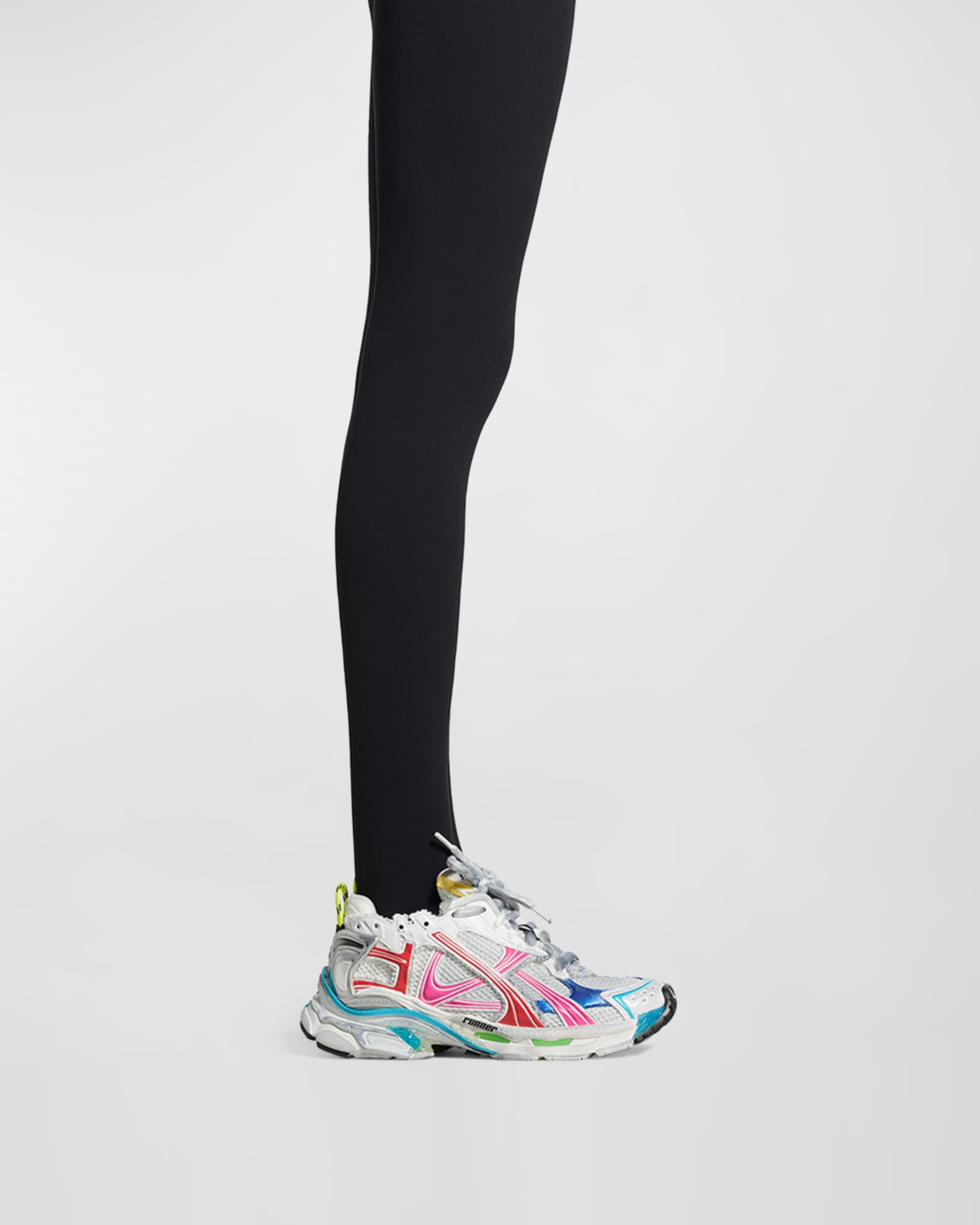 Balenciaga Colorblock Trainer Sneakers | Neiman Marcus
