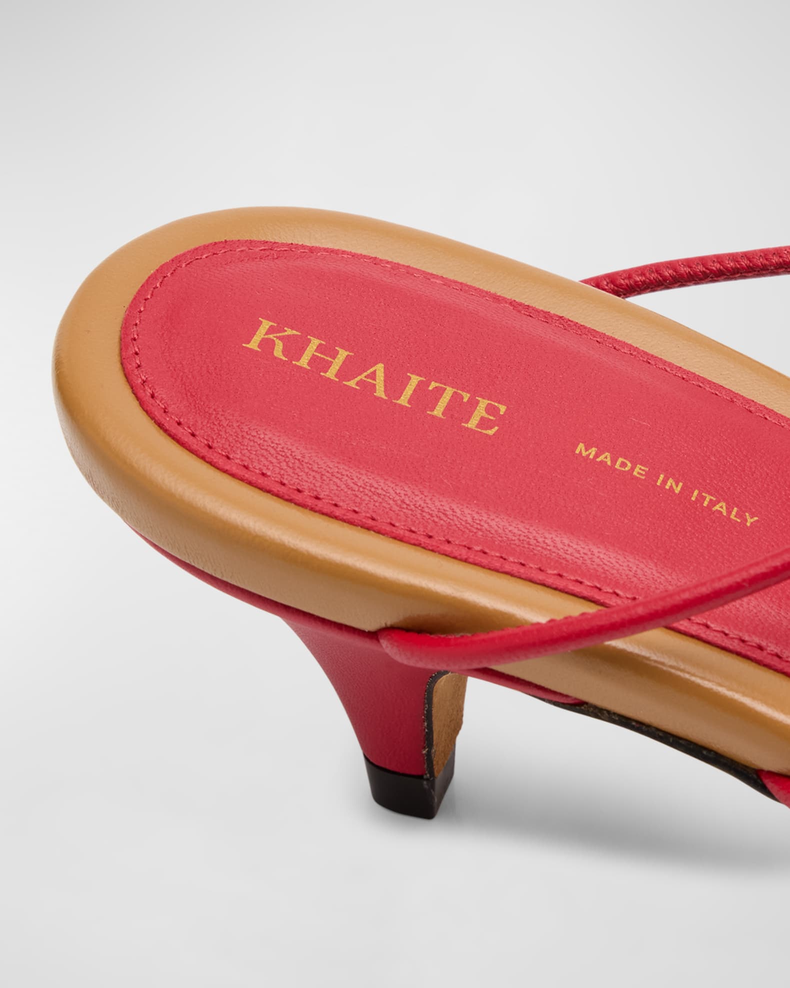 Khaite Arden Strappy Caged Ankle-Tie Sandals | Neiman Marcus