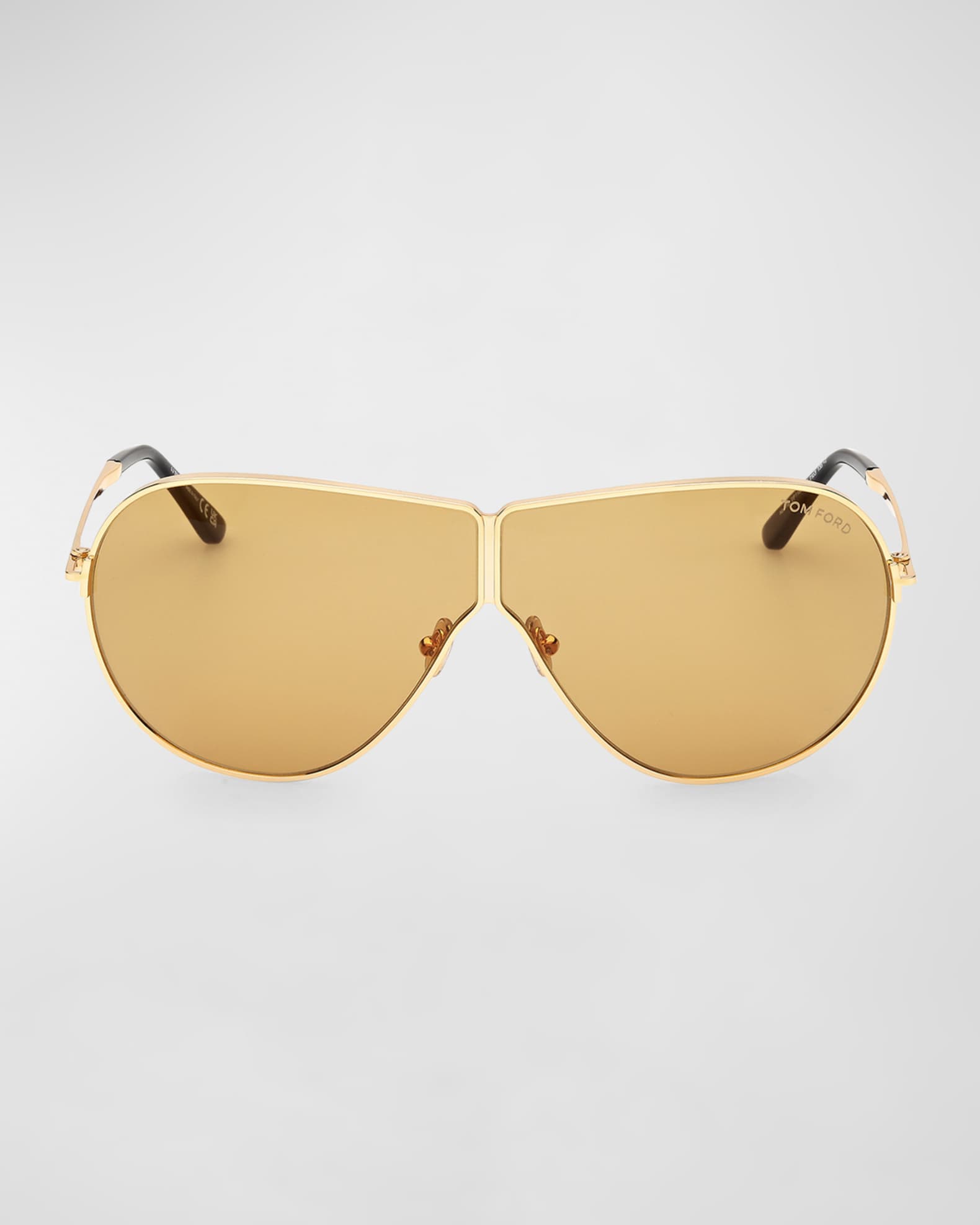 TOM FORD Keating Metal Aviator Sunglasses | Neiman Marcus