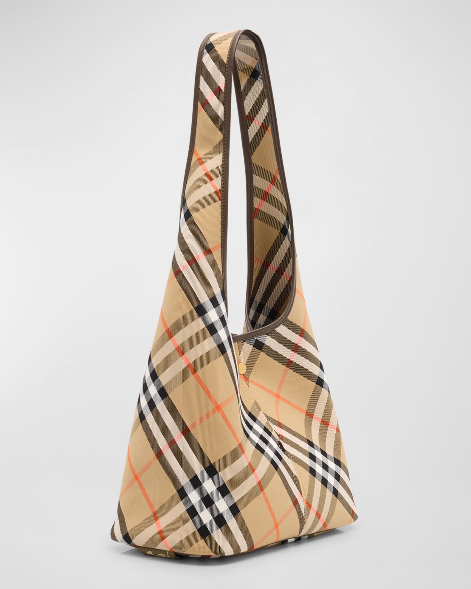 Burberry Small Check Twill Shoulder Bag | Neiman Marcus