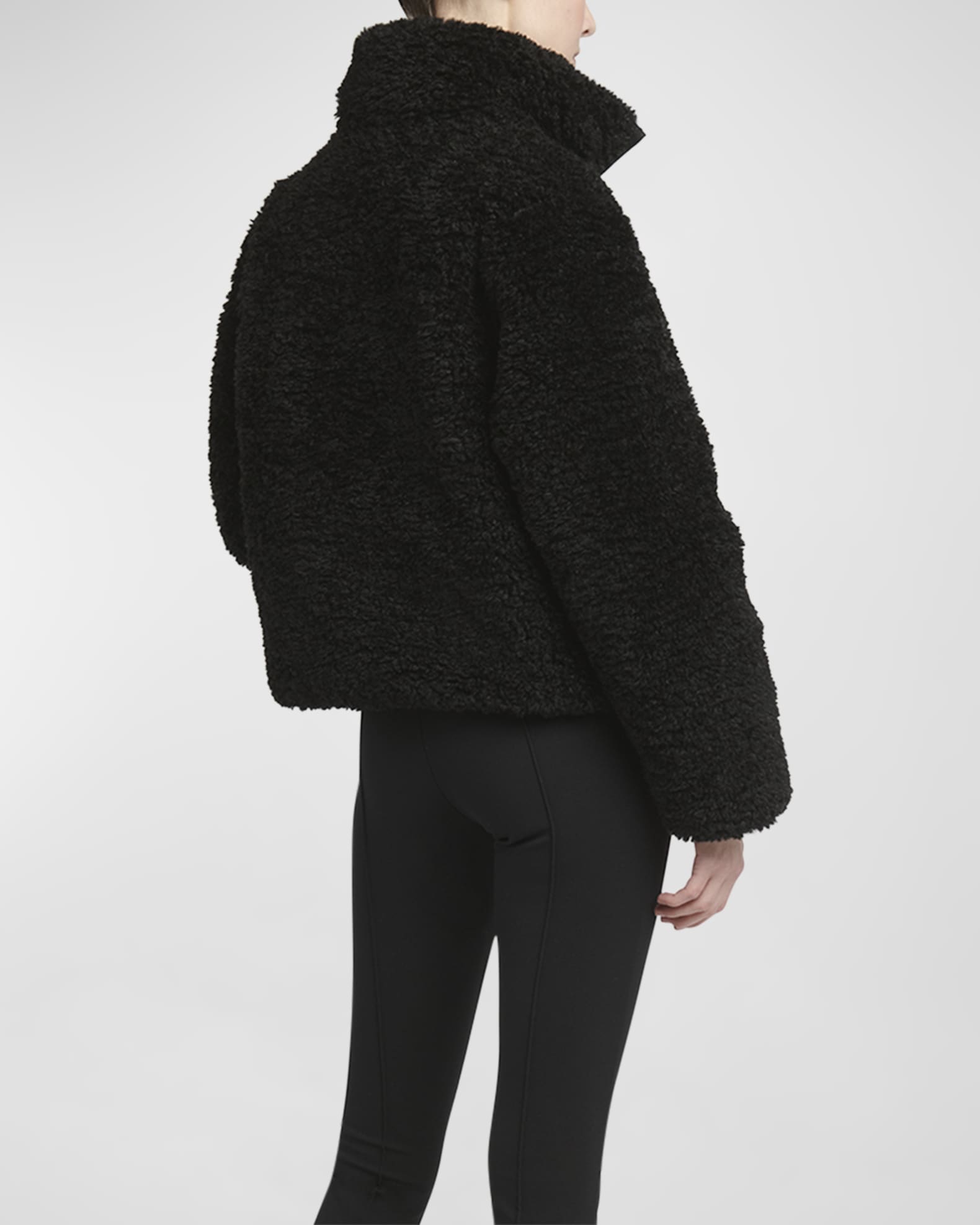 Moncler Bridoire Teddy Bomber Jacket | Neiman Marcus