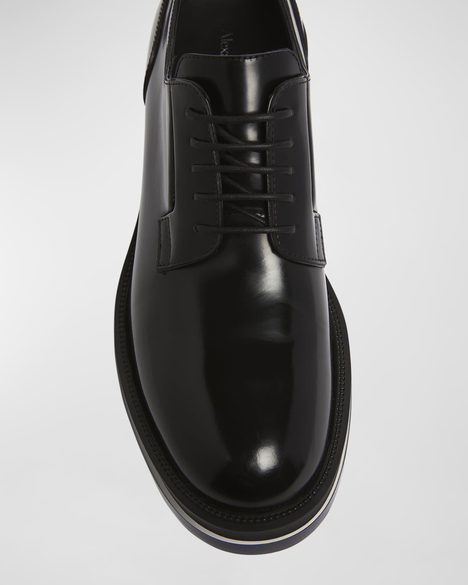 McQueen Men's Float Leather Derby Shoes | Neiman Marcus