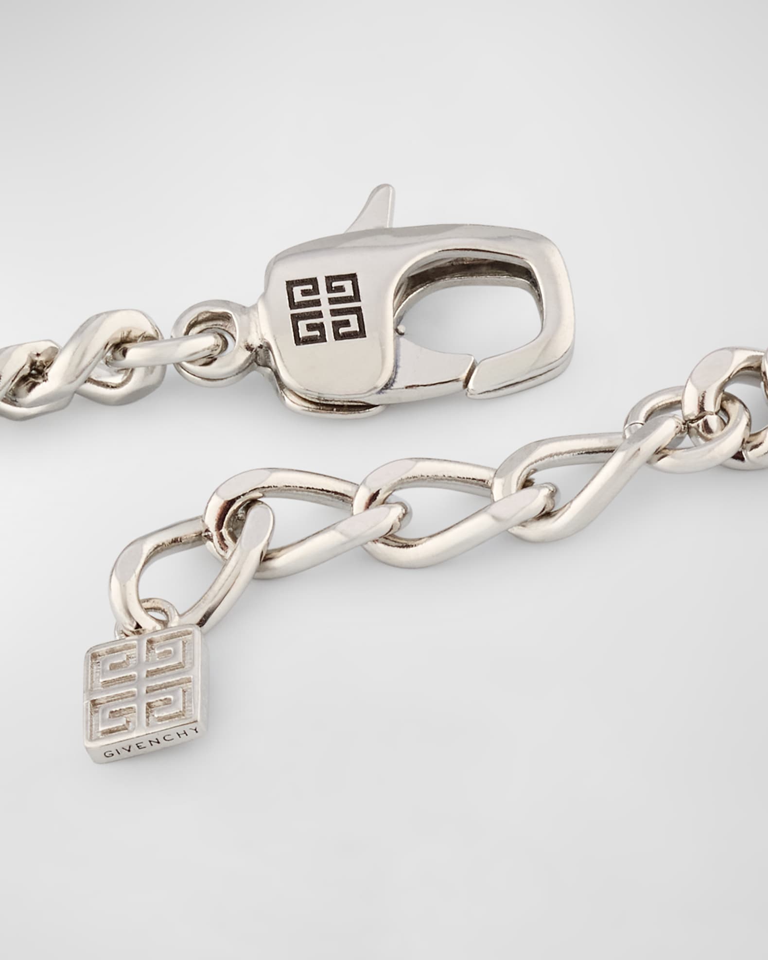 Givenchy Men's 4G Silvery Small Chain Bracelet | Neiman Marcus