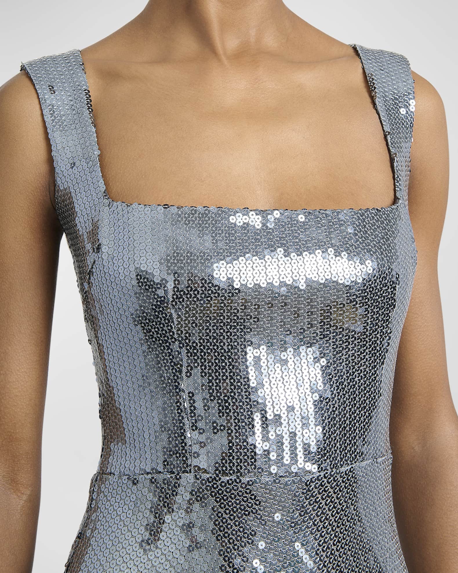 Alex Perry Sequin Portrait Gown | Neiman Marcus