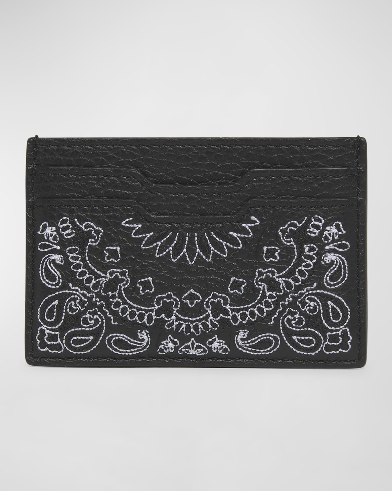 Amiri Men's Leather Bandana Card Holder | Neiman Marcus
