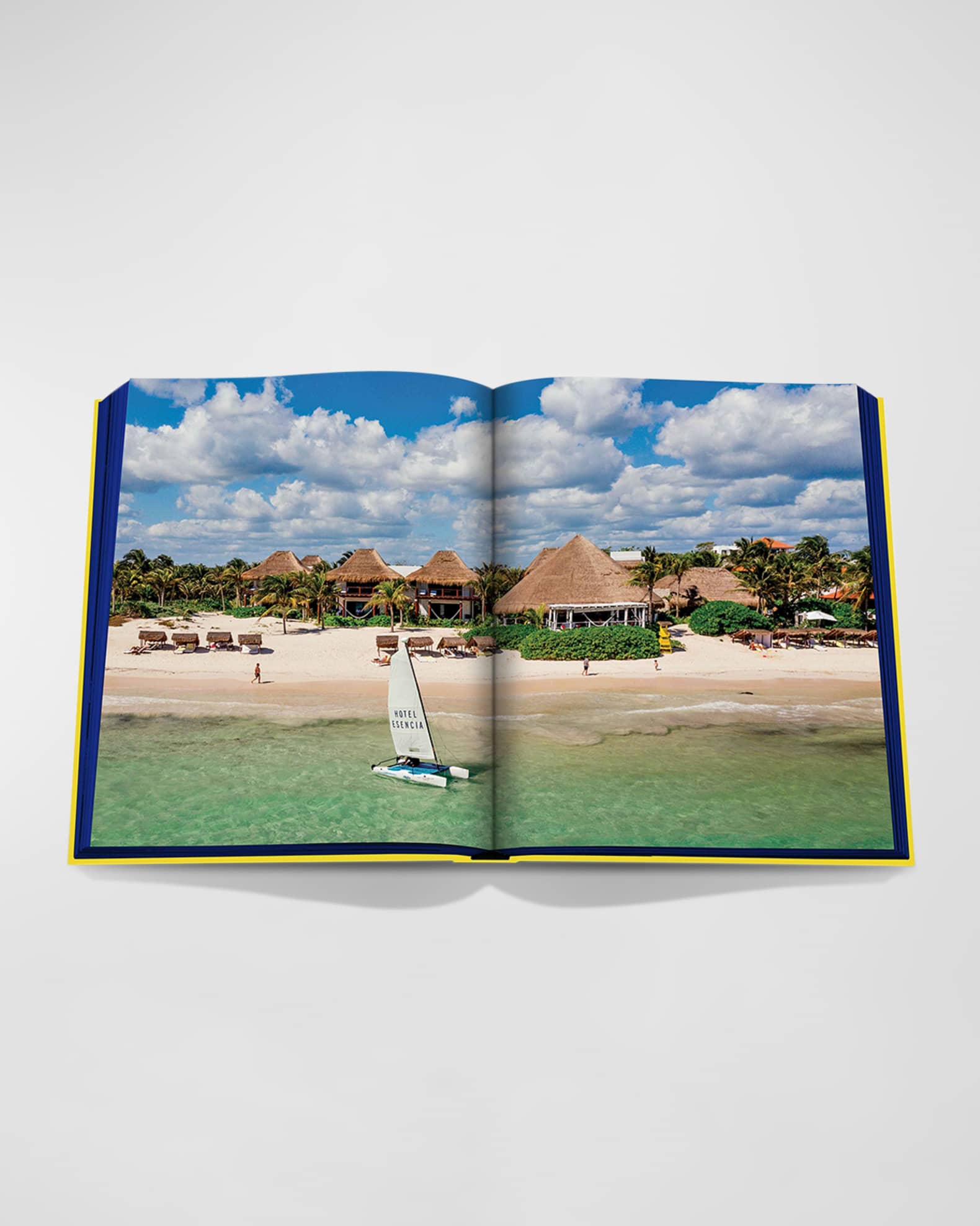 Assouline "Hotel Esencia" Hardcover Linen Book | Neiman Marcus