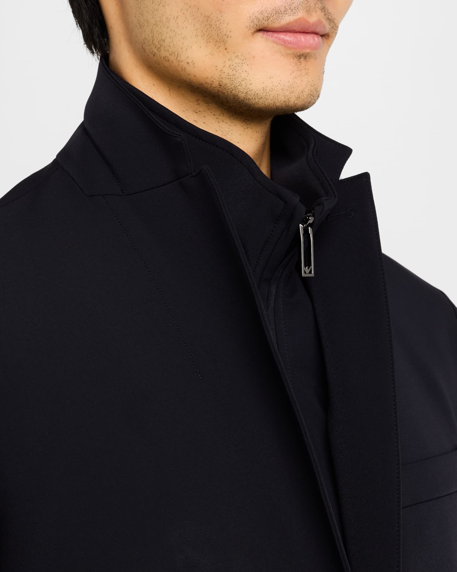Emporio Armani Men's Nylon Blazer with Removable Insert | Neiman Marcus