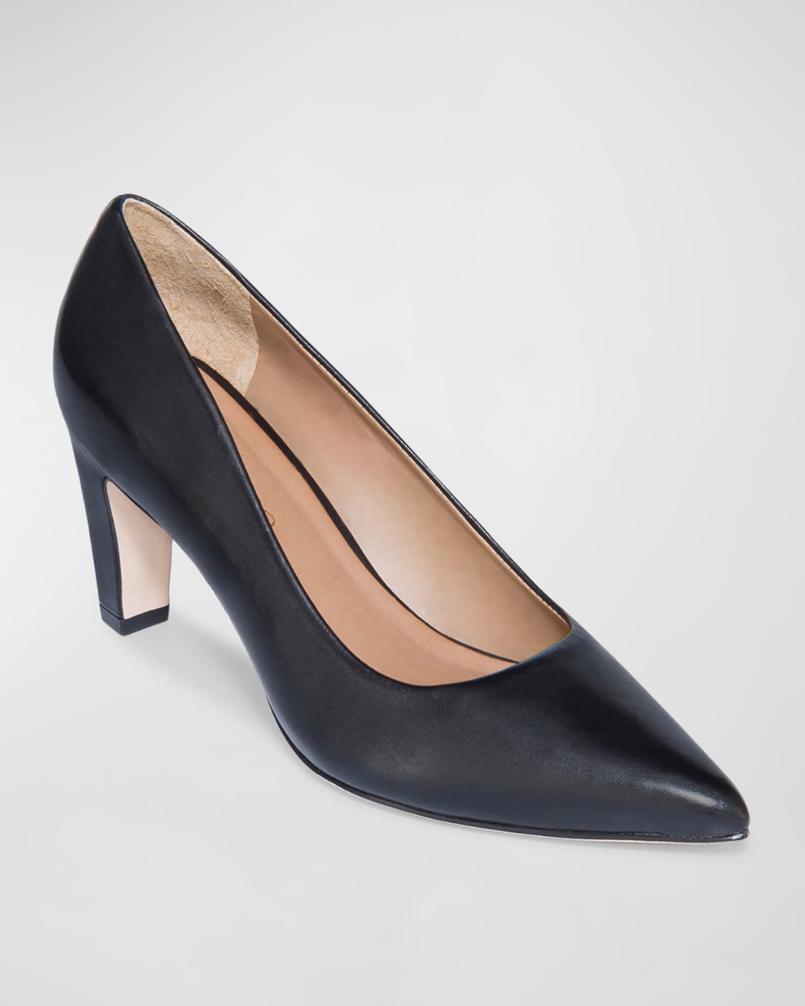 Bernardo Giselle Leather Classic Pumps | Neiman Marcus