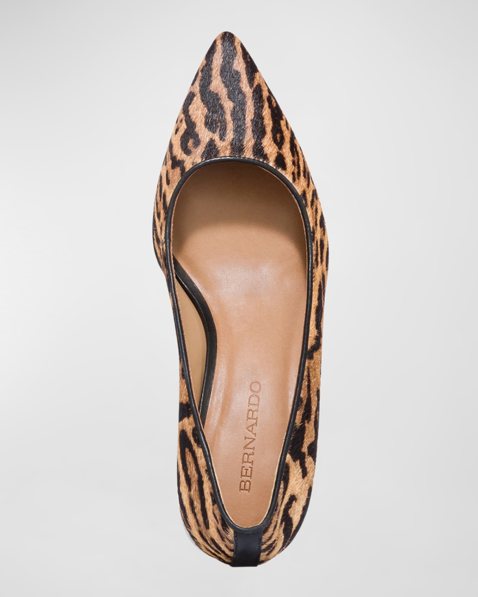 Bernardo Millie Leopard Block-Heel Pumps | Neiman Marcus