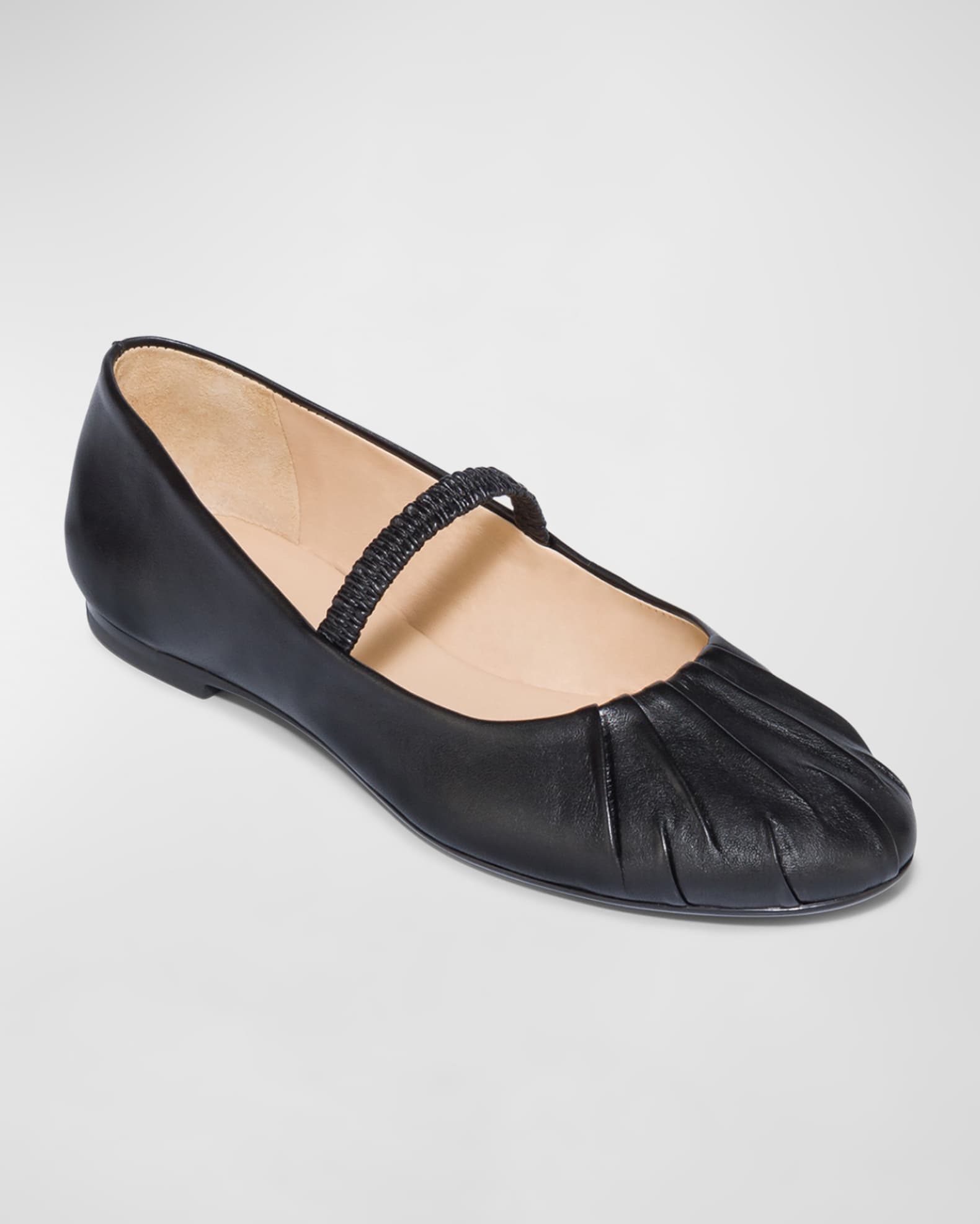 Bernardo Savona Leather Band Ballerina Flats | Neiman Marcus