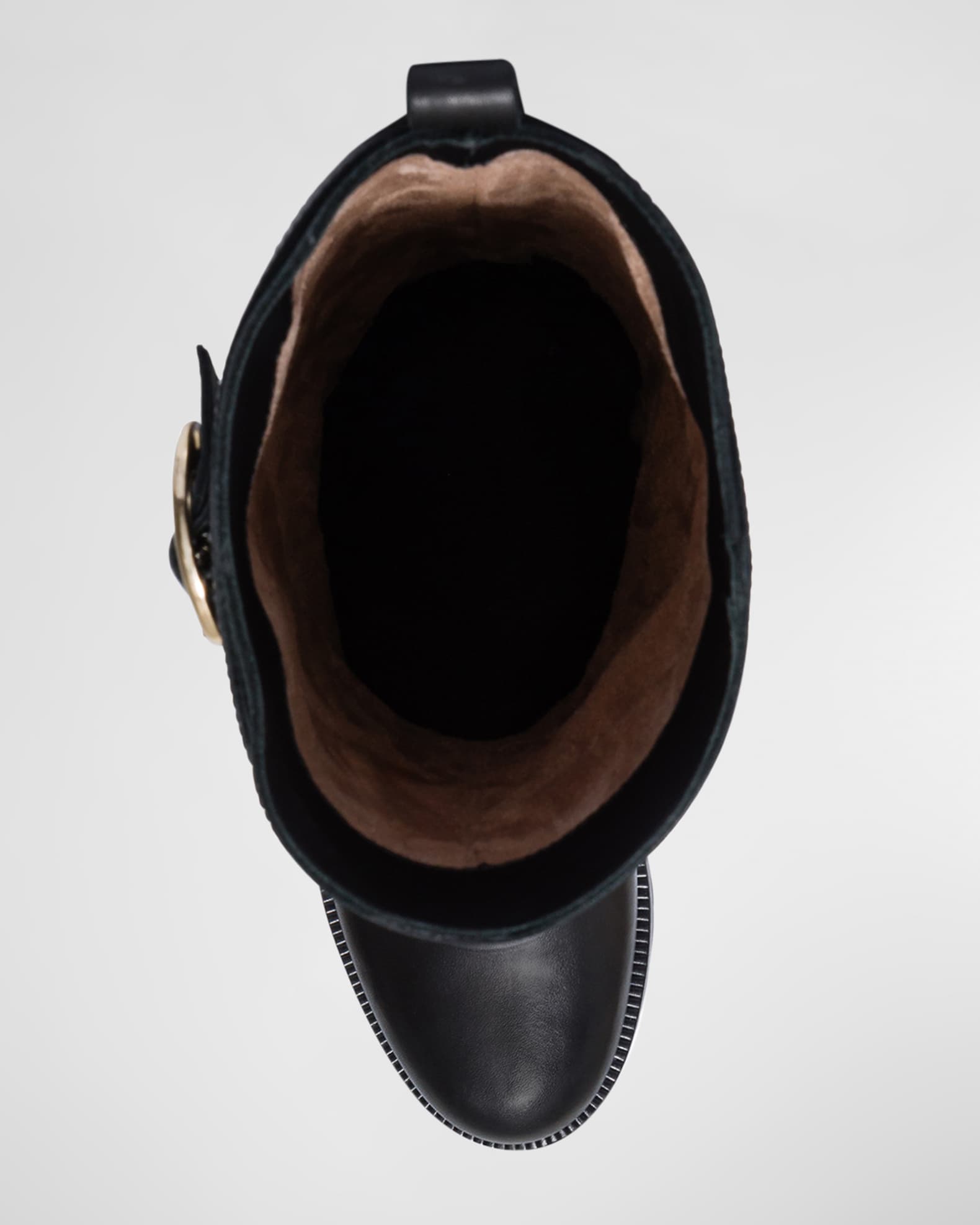 Bernardo Tanner Leather Buckle Riding Boots | Neiman Marcus