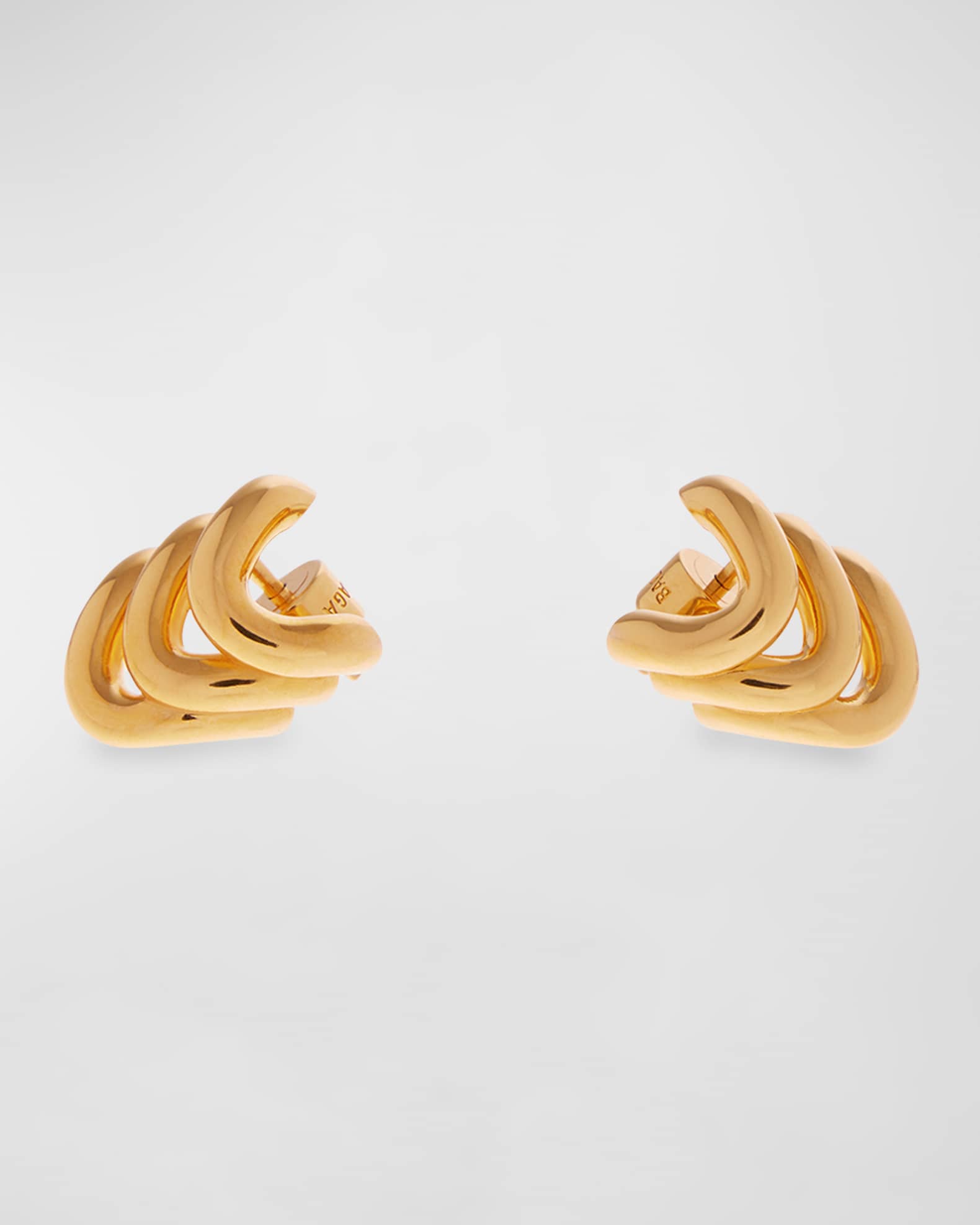 Balenciaga earrings gold store