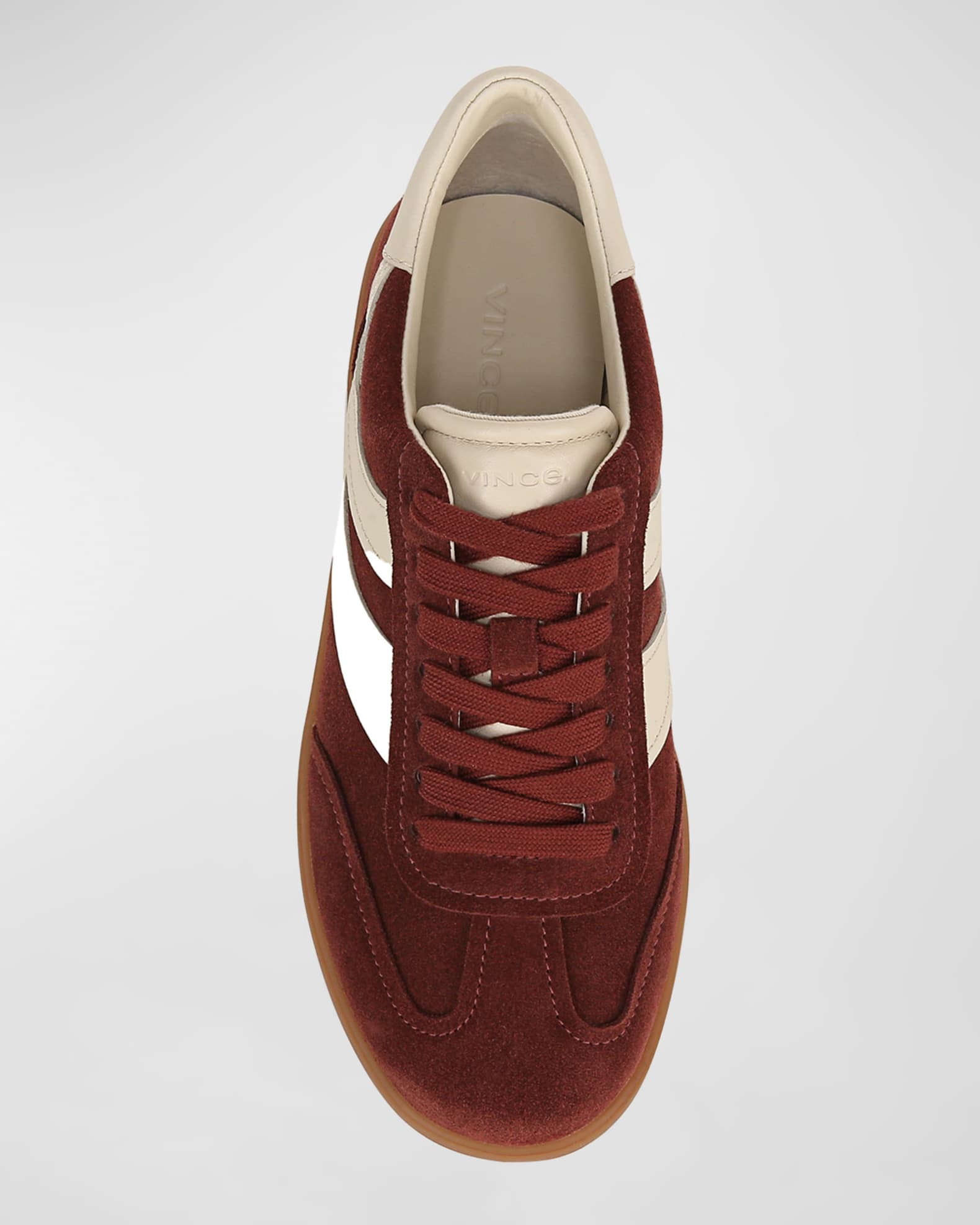Vince Oasis Mixed Leather Retro Sneakers | Neiman Marcus
