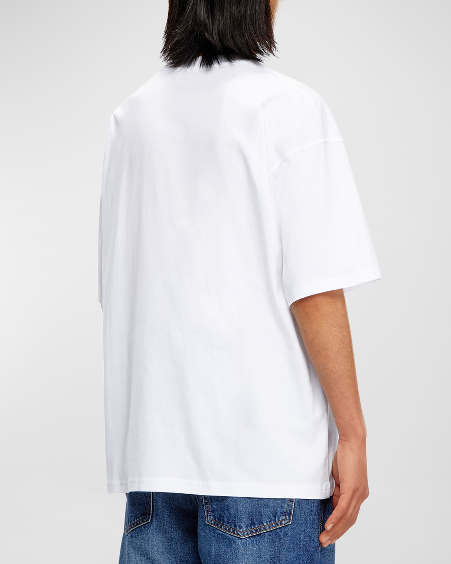 Diesel Men's T-Shirt with Embroidered D Patch | Neiman Marcus
