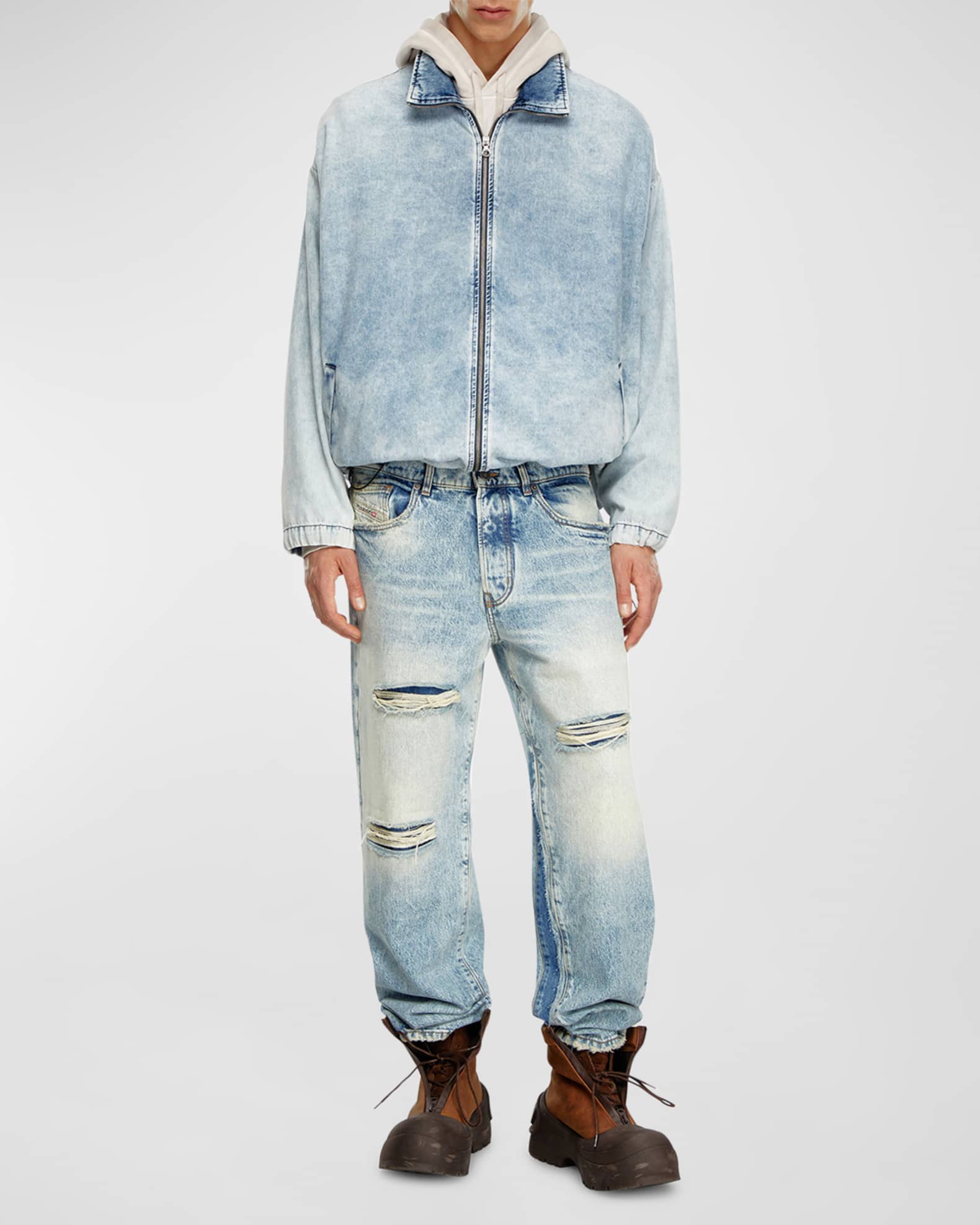 Diesel Men's D-Fire-S1 Destroyed Jeans | Neiman Marcus