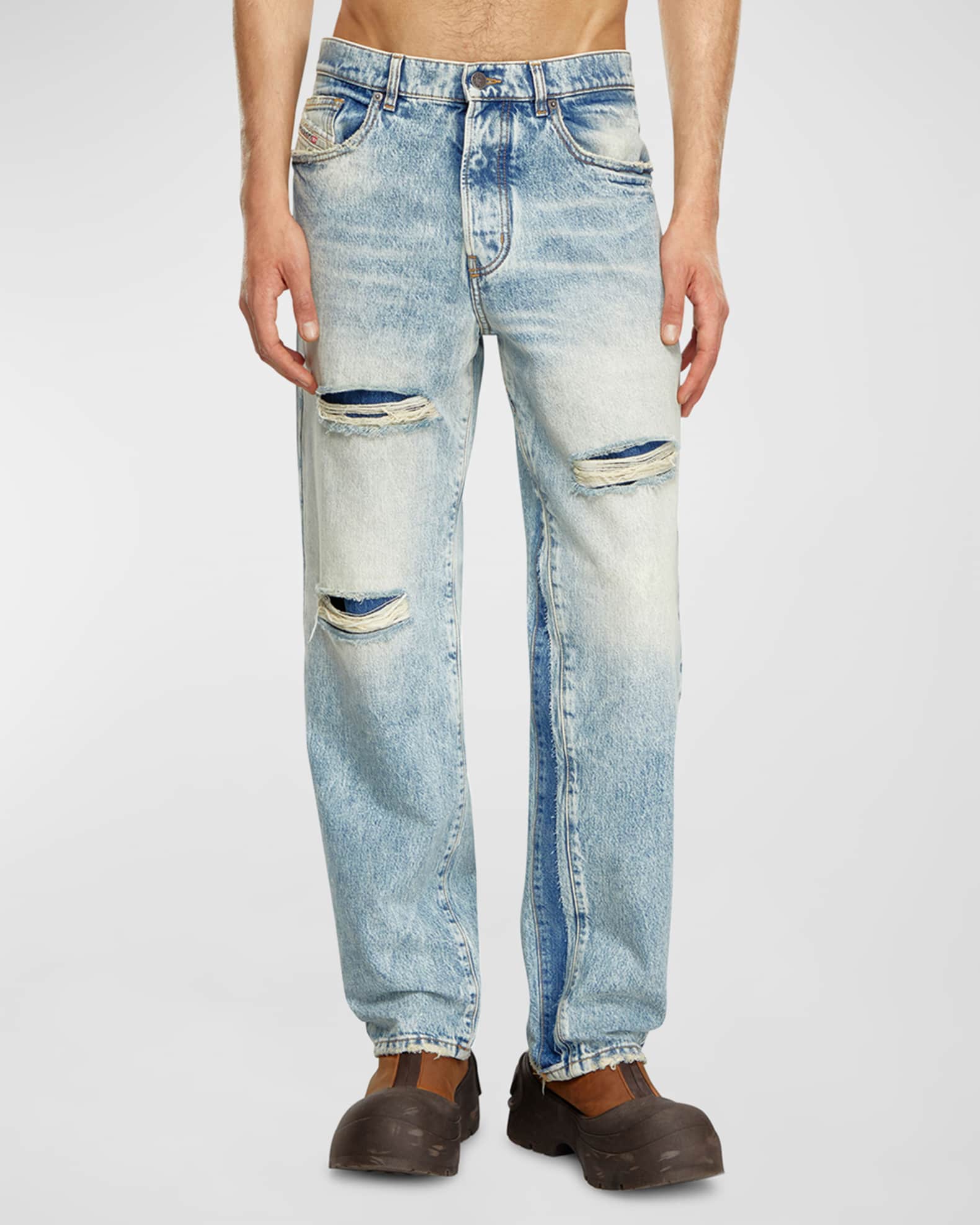 Diesel Men's D-Fire-S1 Destroyed Jeans | Neiman Marcus