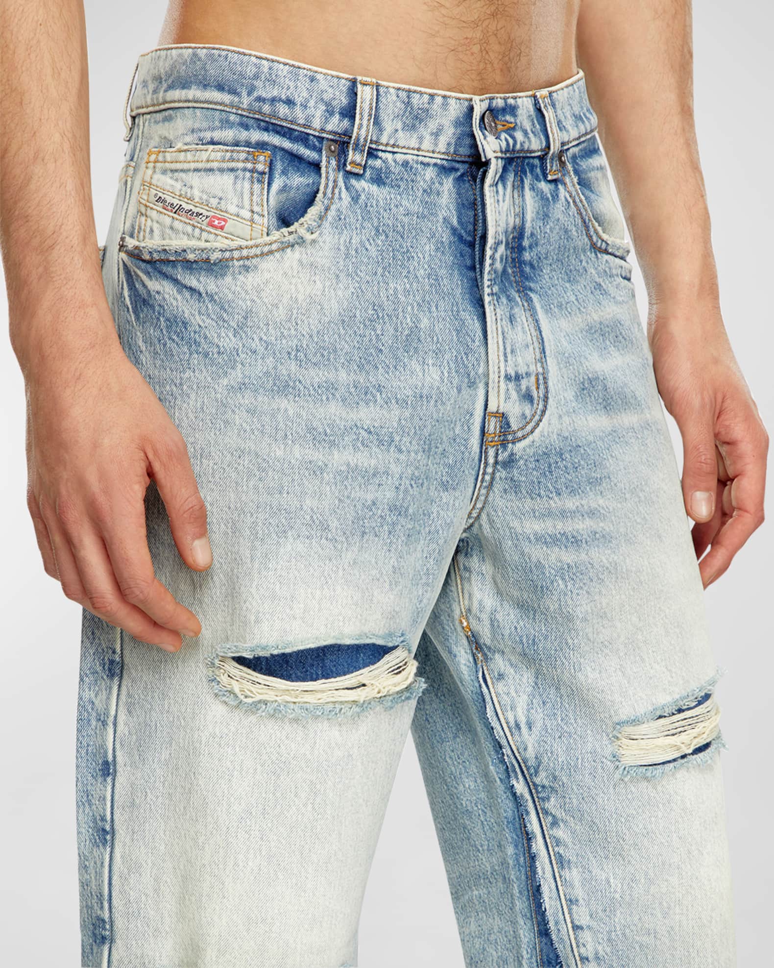 Diesel Men's D-Fire-S1 Destroyed Jeans | Neiman Marcus