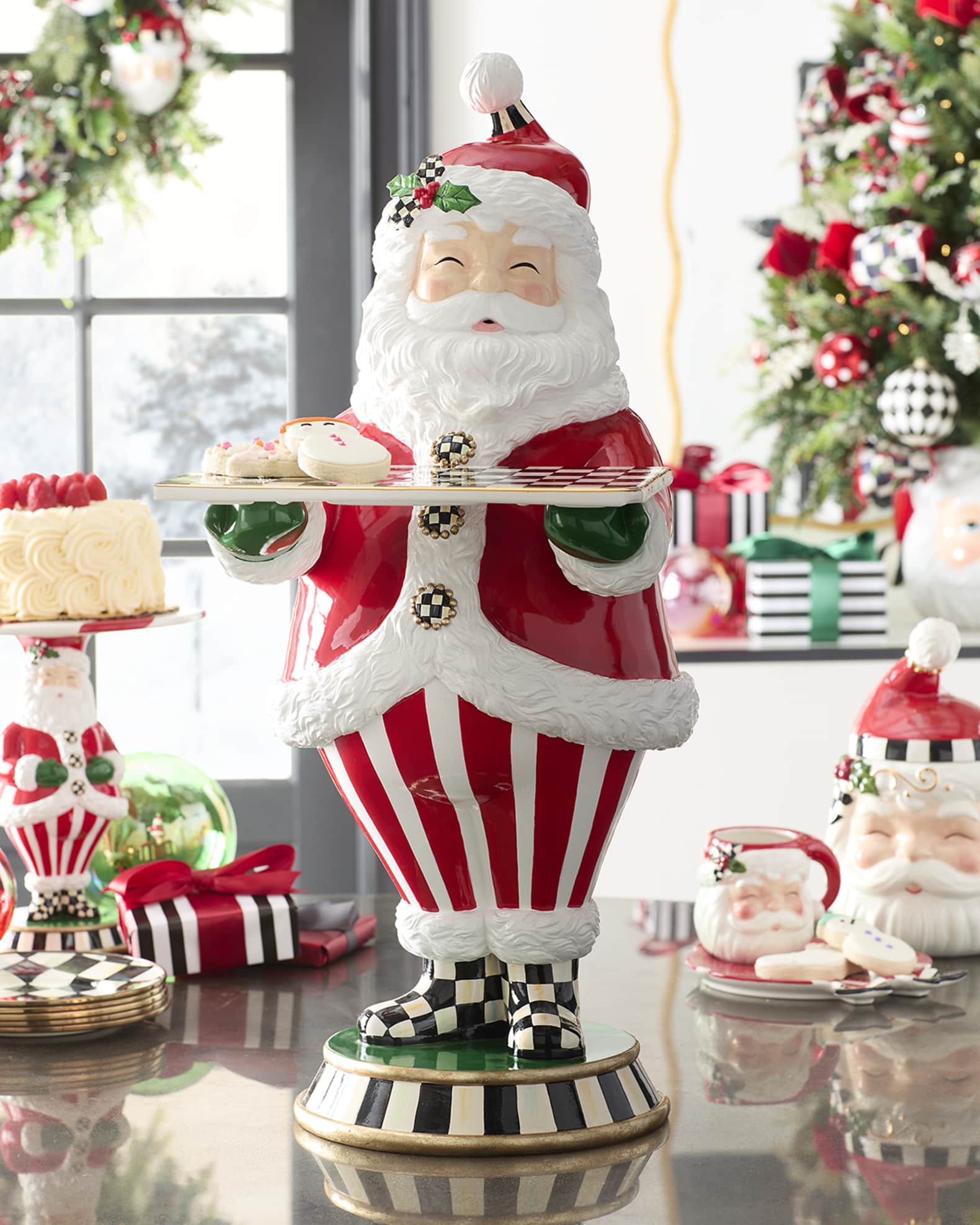 MacKenzie-Childs Nick's Pick Santa Bulter Decor | Neiman Marcus