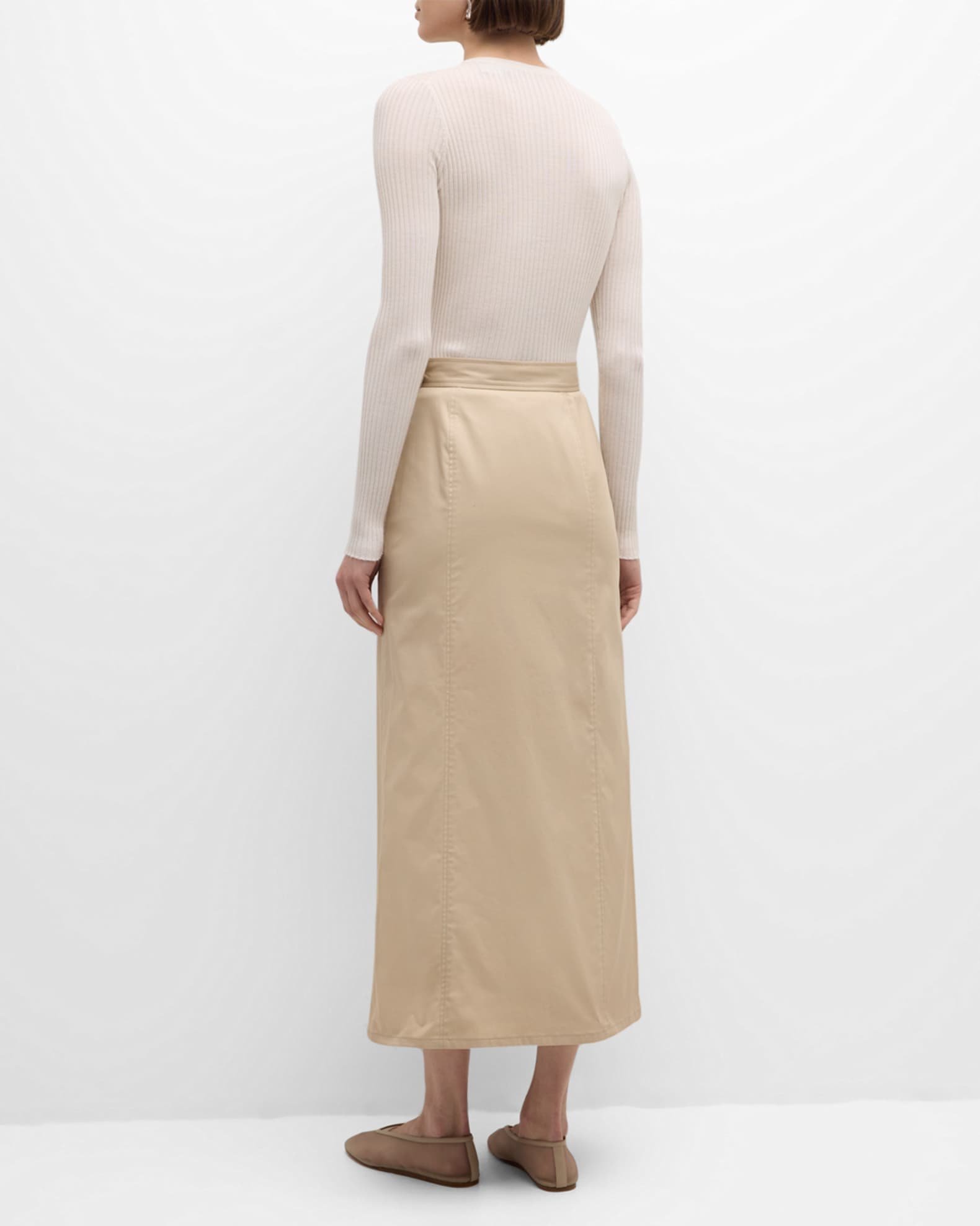 ADEAM Marta Long Wrap Skirt | Neiman Marcus