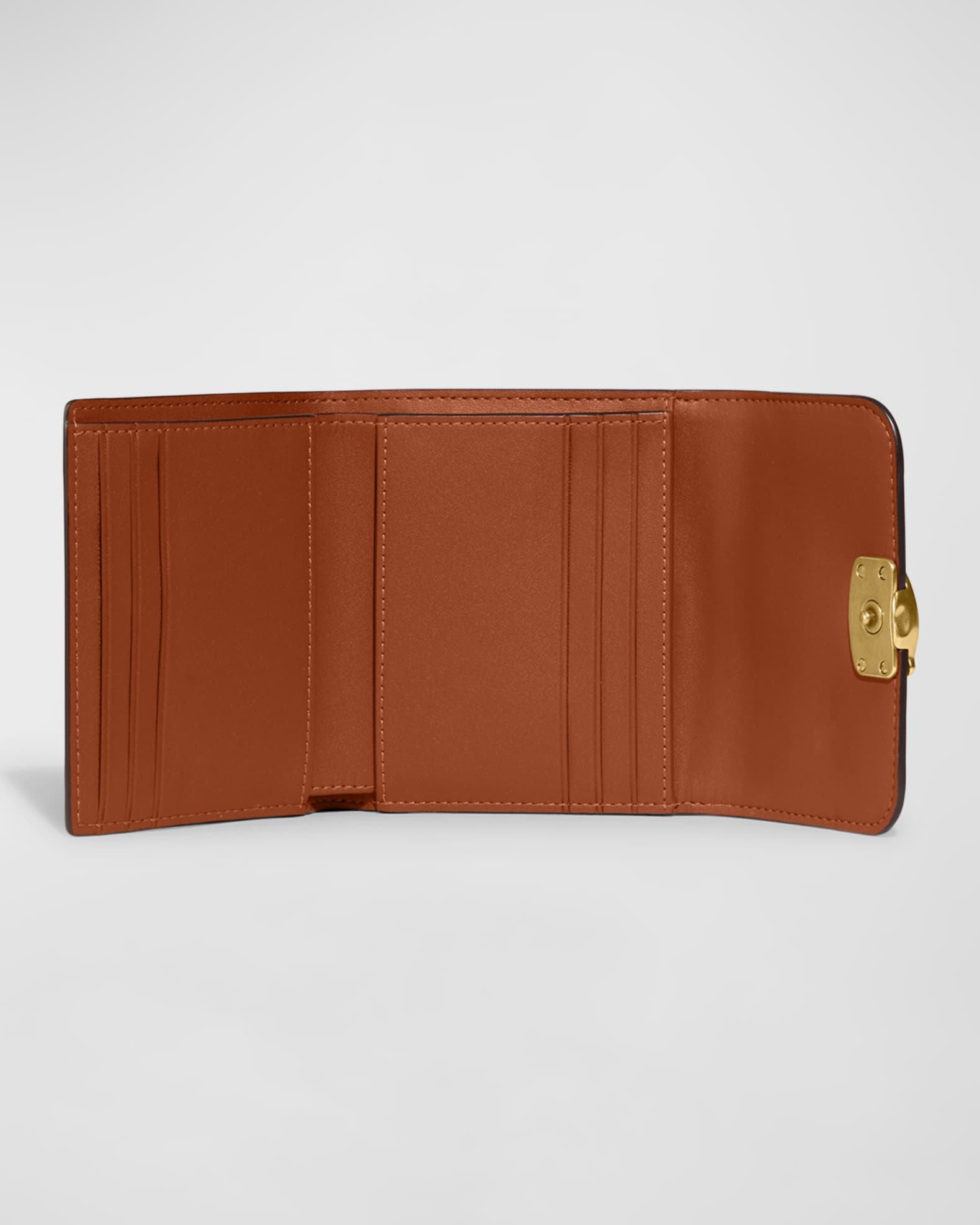 Coach Bandit Trifold Calf Leather Wallet | Neiman Marcus