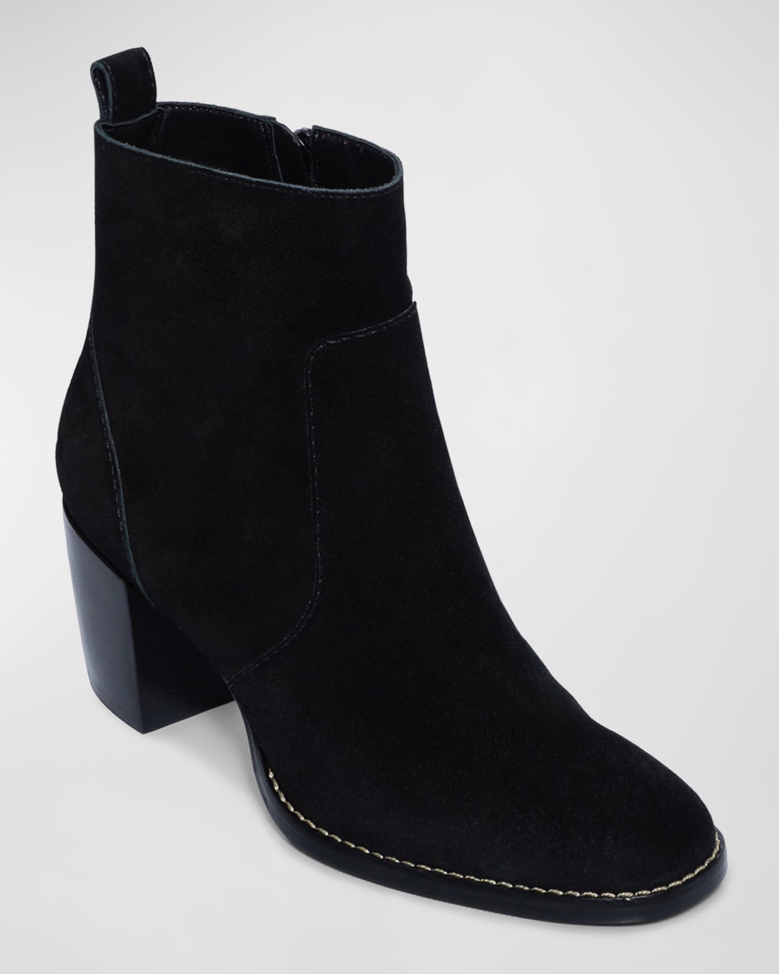 Bernardo Norwich Suede Ankle Booties | Neiman Marcus