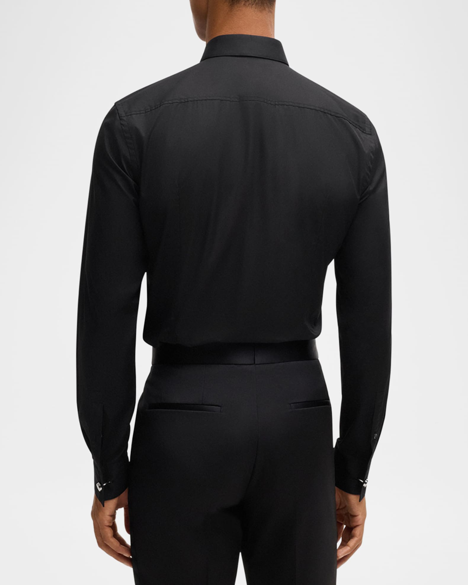 BOSS Men's Hank Pleated-Front Tuxedo Shirt | Neiman Marcus